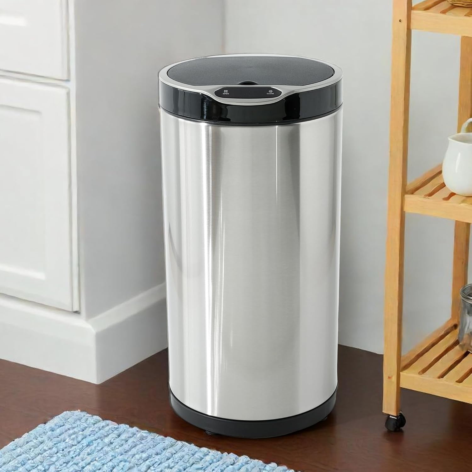 Homestic 20L Stainless Steel Automatic Touchless Motion Sensor Dustbin ...