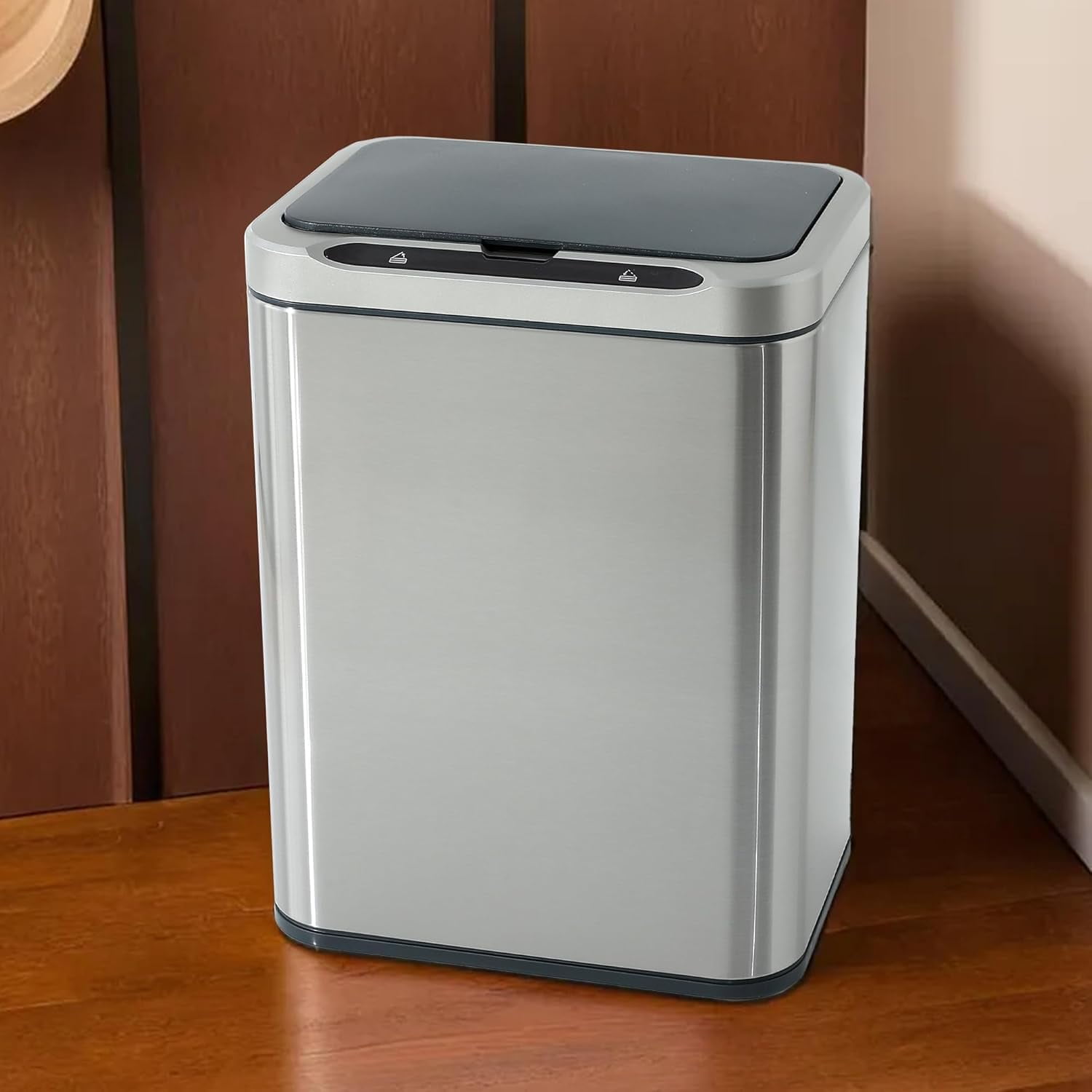 Homestic 20L Stainless Steel Automatic Touchless Motion Sensor Dustbin ...