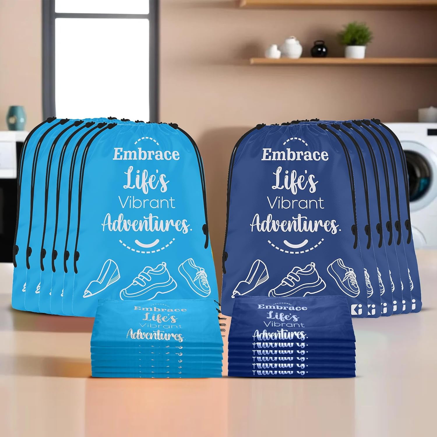 Homestic Pack of 24 Travel Packing Bags for Clothes Travel Pouches Packing Cubes Travel ...