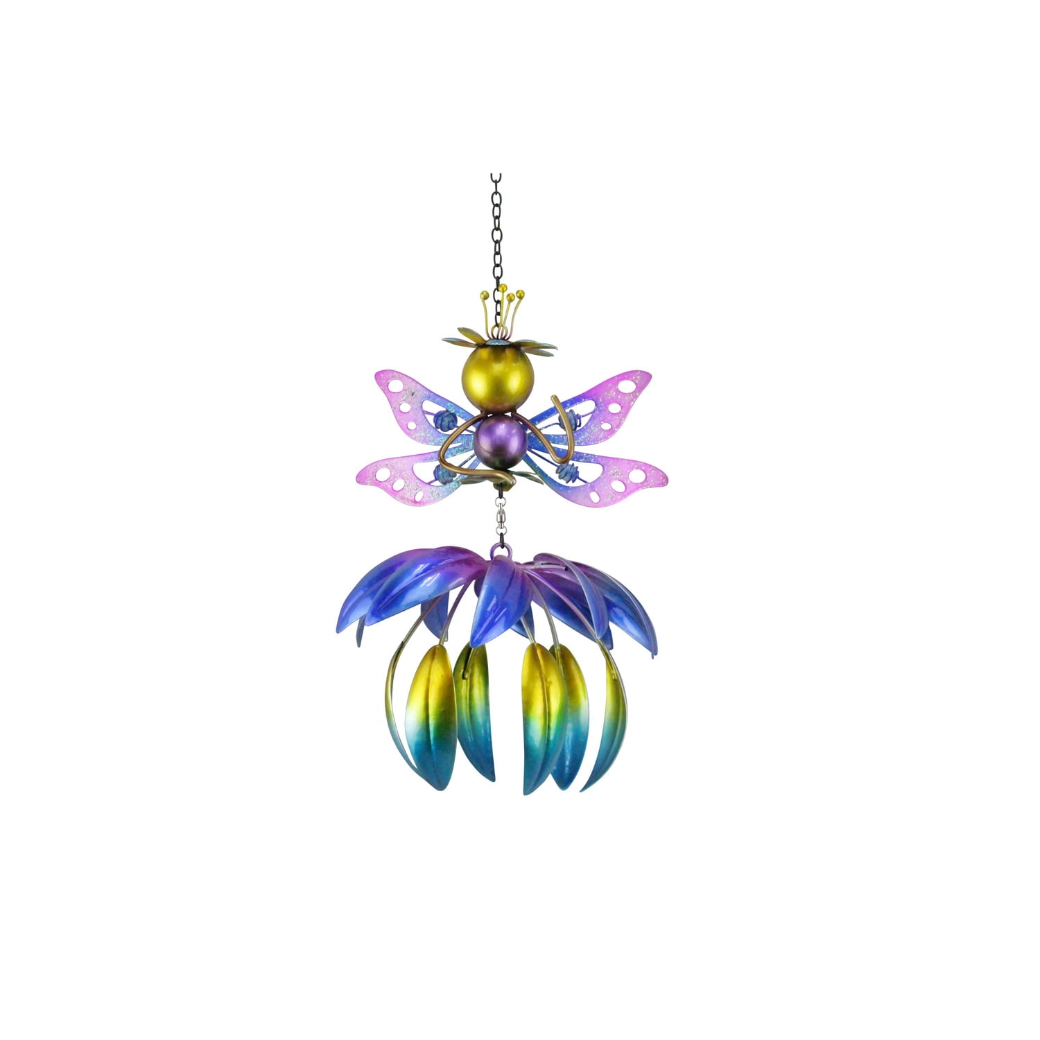 Homestock Antique Appeal Spinner Hanging Fairy Purple - Walmart ...
