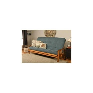 Homestock Modern Muse Wood Futon Frame Set with Storage Drawers ...