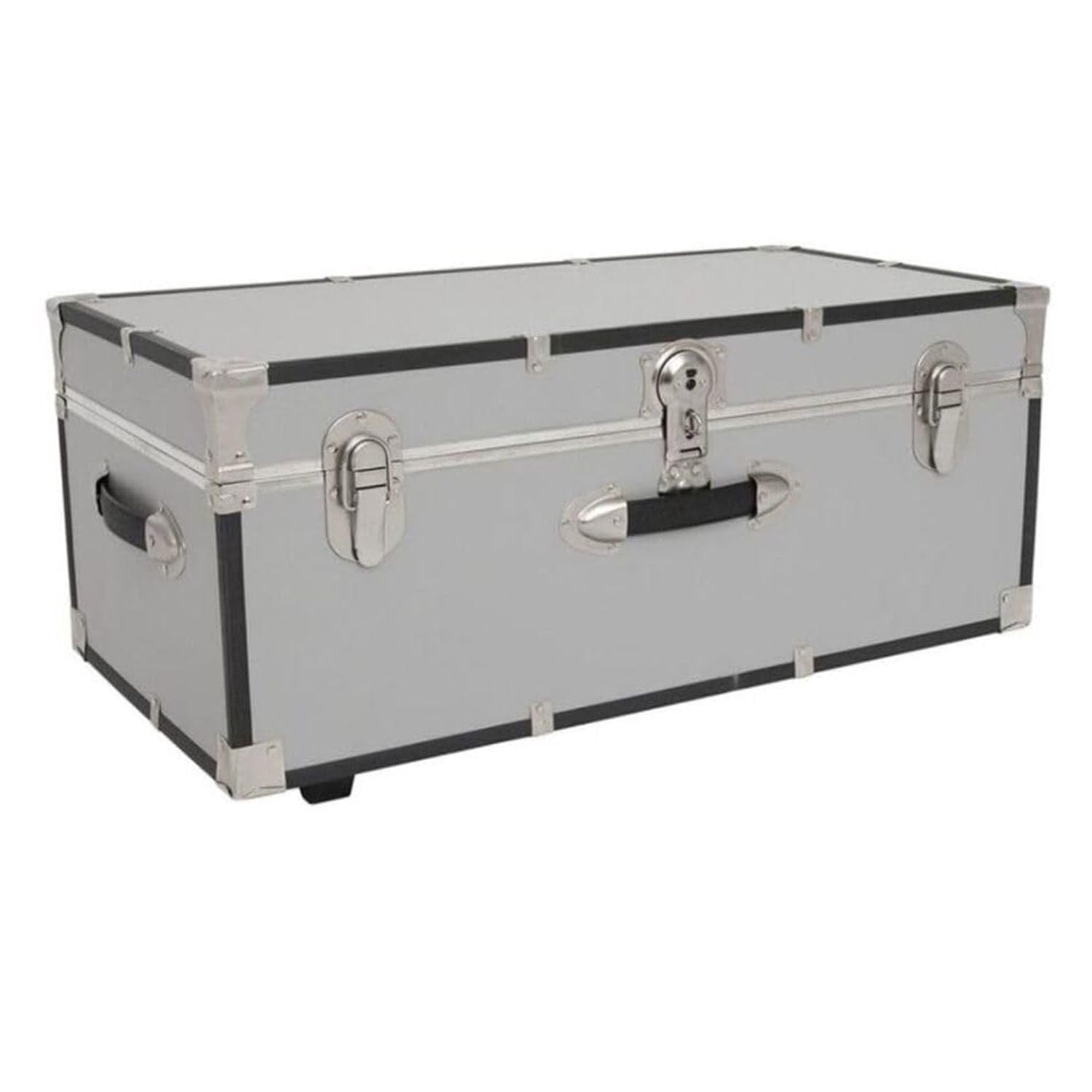 HomeStock Rustic Romance Heavy Duty 30" Under Bed College Storage Trunk ...