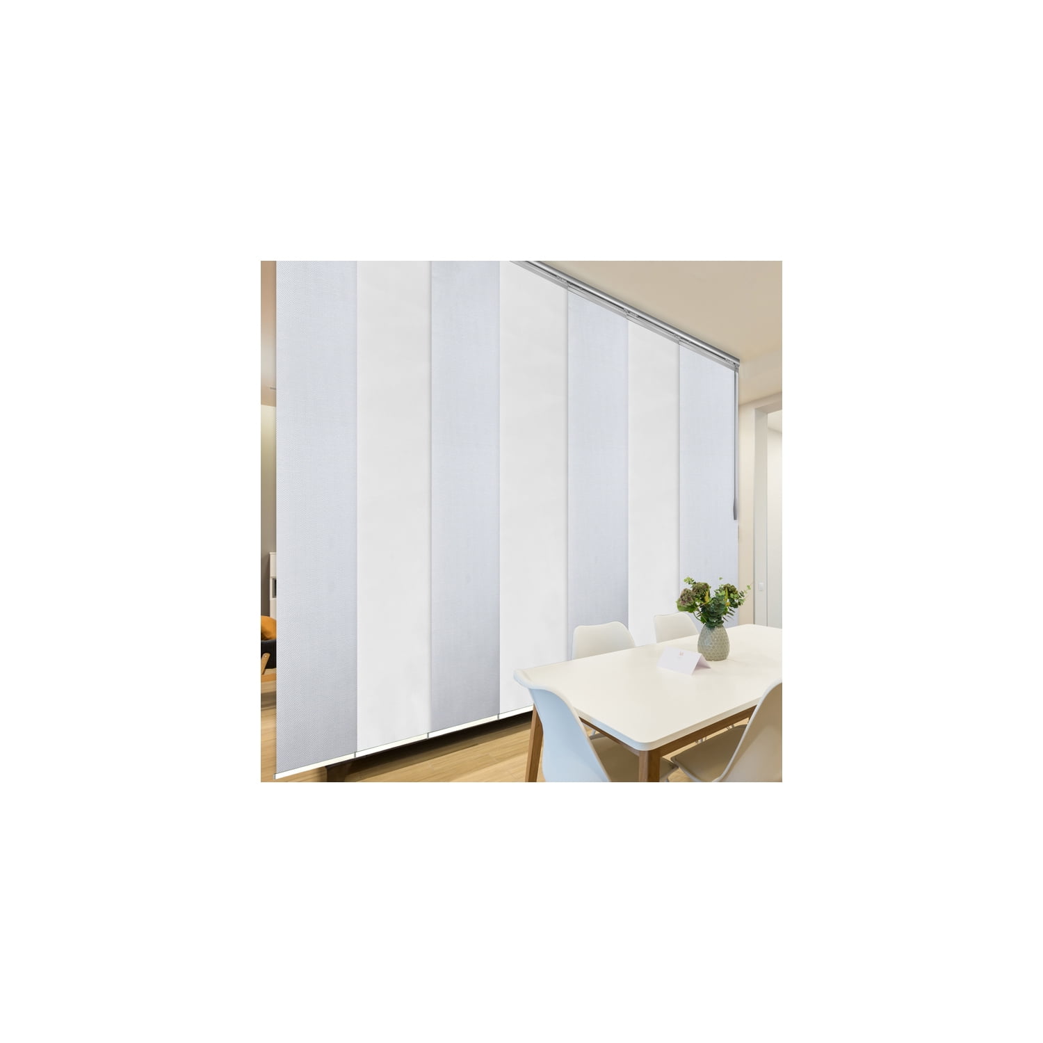 Adjustable Panel Track System7 Panel Room DividerSteel Curtain Rod110 ...
