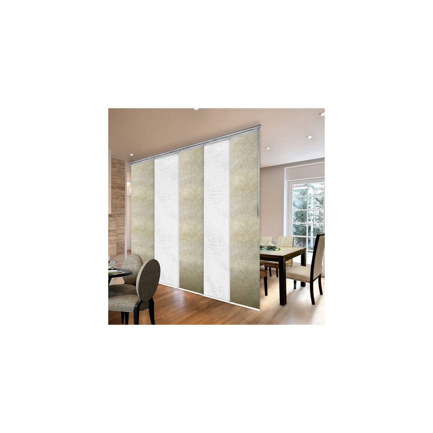 Room Divider PanelsAdjustable Track SystemSteel Partition Screen110"L x ...