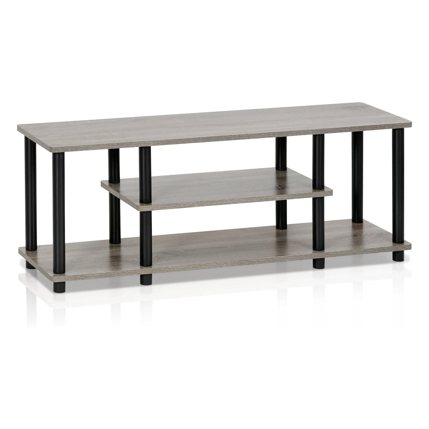 Homestock Artisanal Artistry Tiered Elevated Tv Stand - Innovative ...