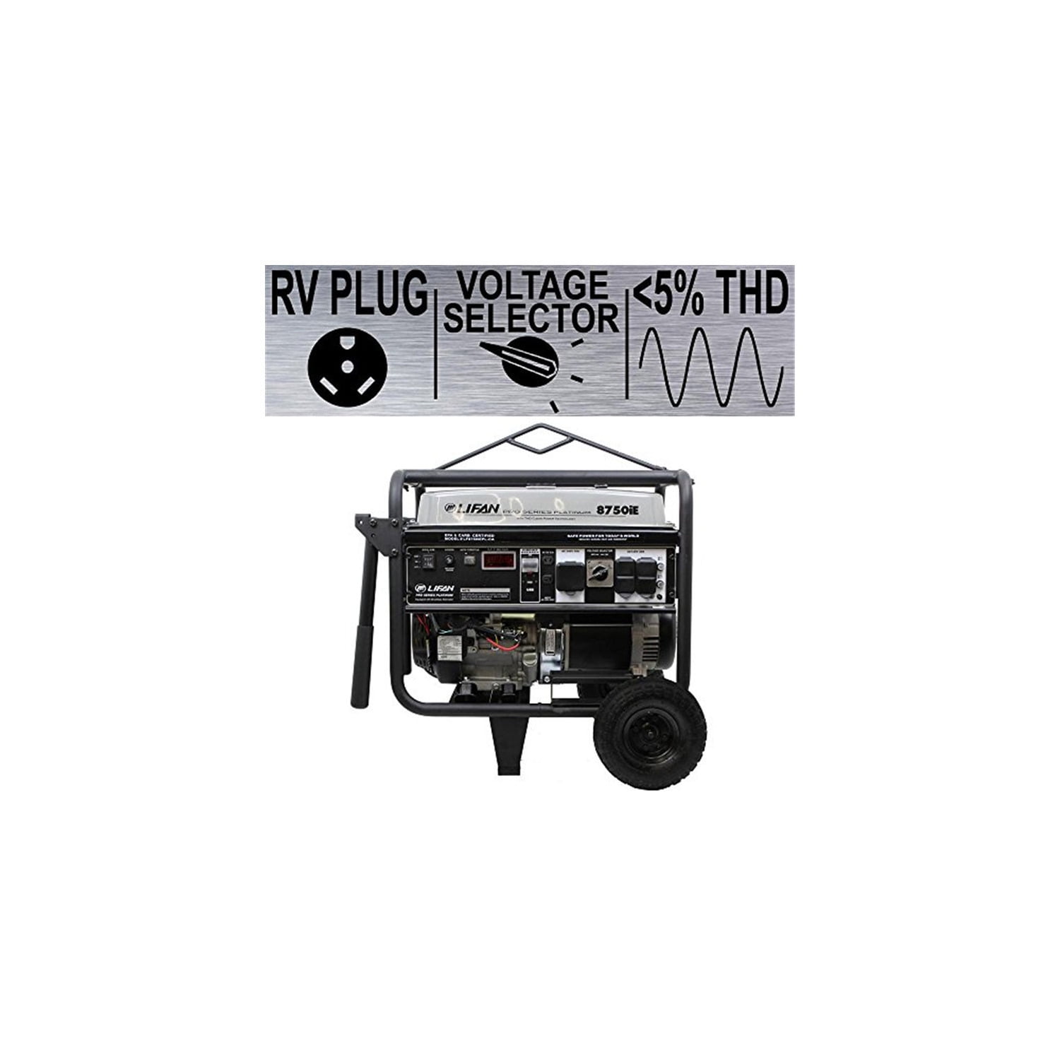 Contractor Grade Generator - 8000W Peak Power, Portable Power Source ...