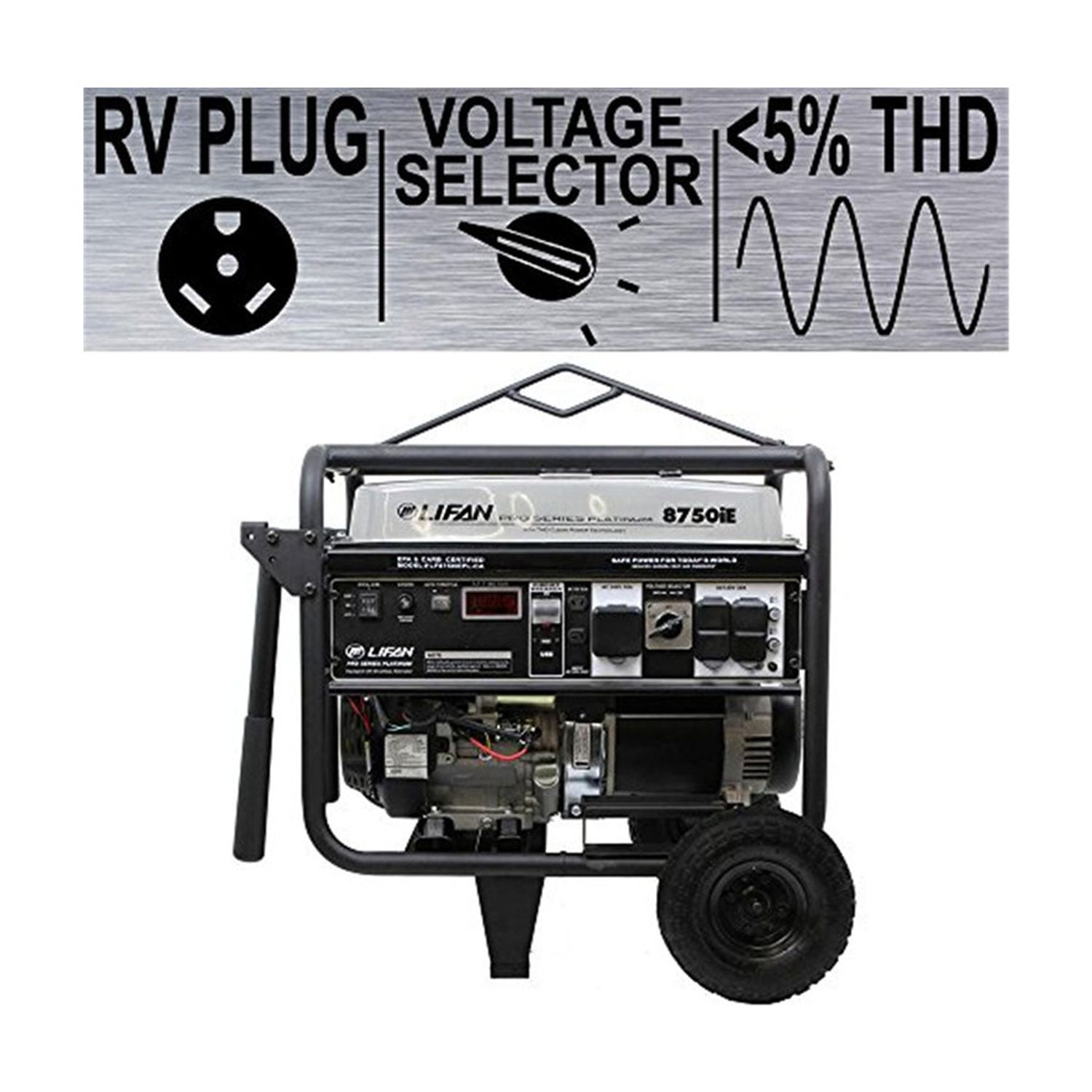Contractor Grade Generator - 8000W Peak Power, Portable Power Source ...