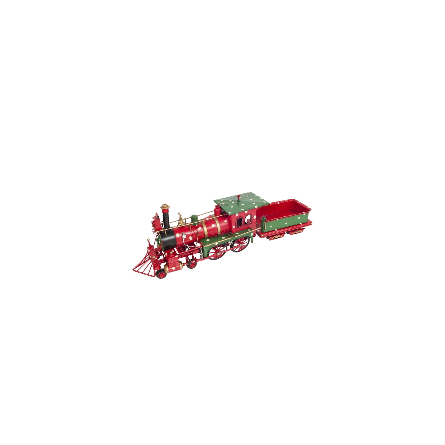 Christmas Train Model - Handmade Holiday Decor, Miniature Train ...