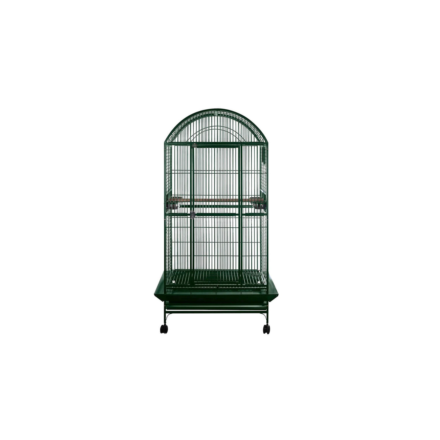 Homestock Baroque Boza Green Dome Top Bird Cage With 1" Bar Spacing, 40 ...
