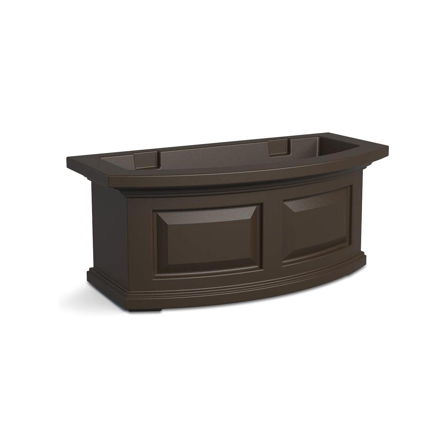 Homestock Baroque Brilliance 2Ft Window Box - Espresso - 24In X 11.5In ...