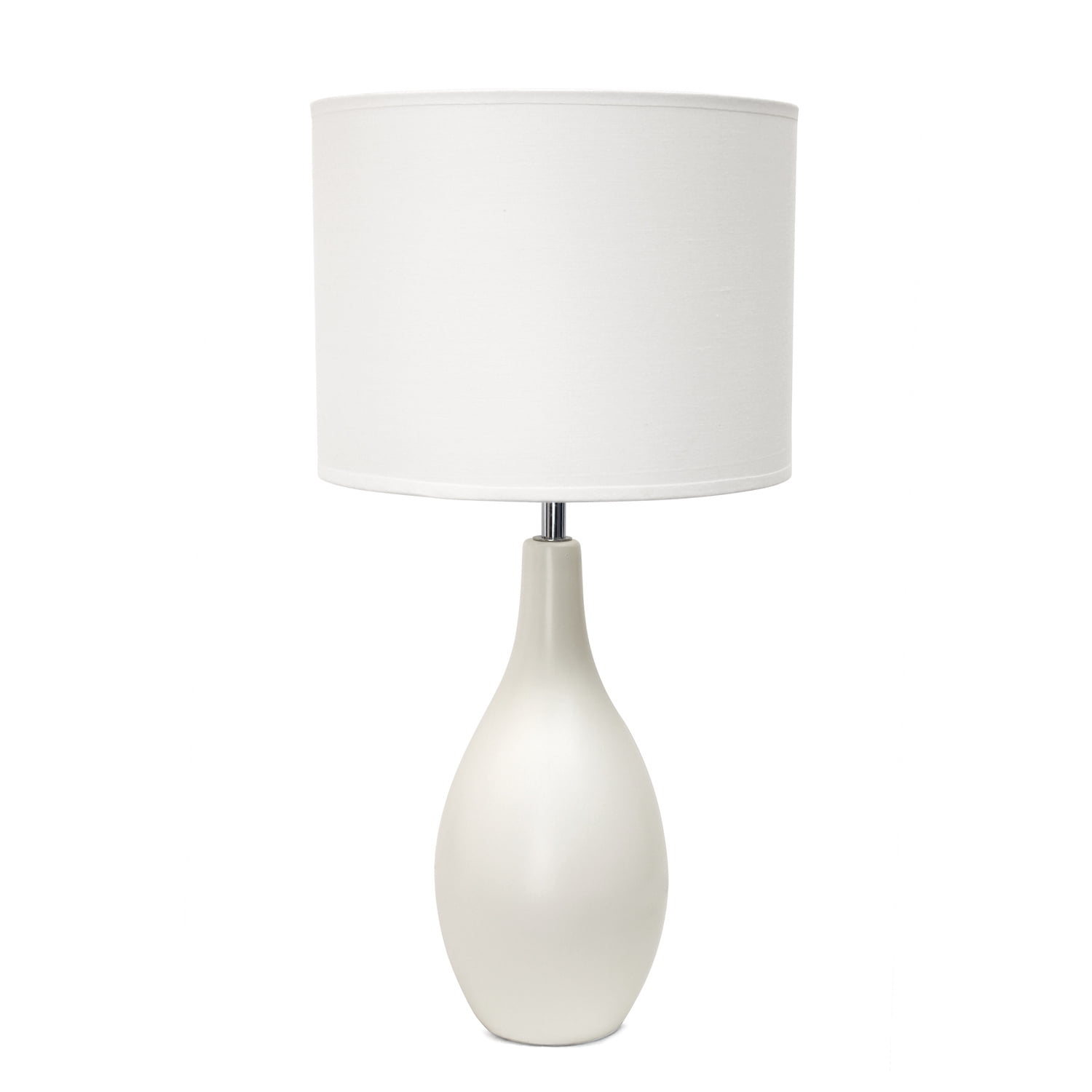 Hourglass Table Lamp - Ceramic Lamp Shade - Modern Farmhouse Lighting ...