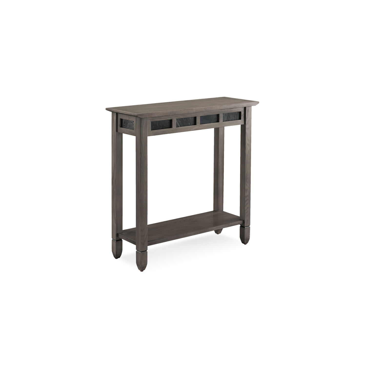 Homestock Beachy Boho Console Hall Console With Shelf And Slate Tile ...