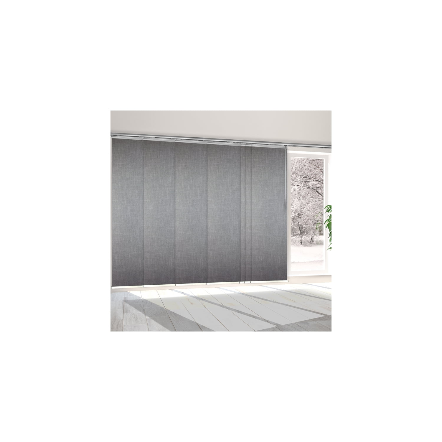 Homestock Bohemian Bliss Partitions & Panels, With Adjustable Panel Track System, 7 Panel Blinds ...