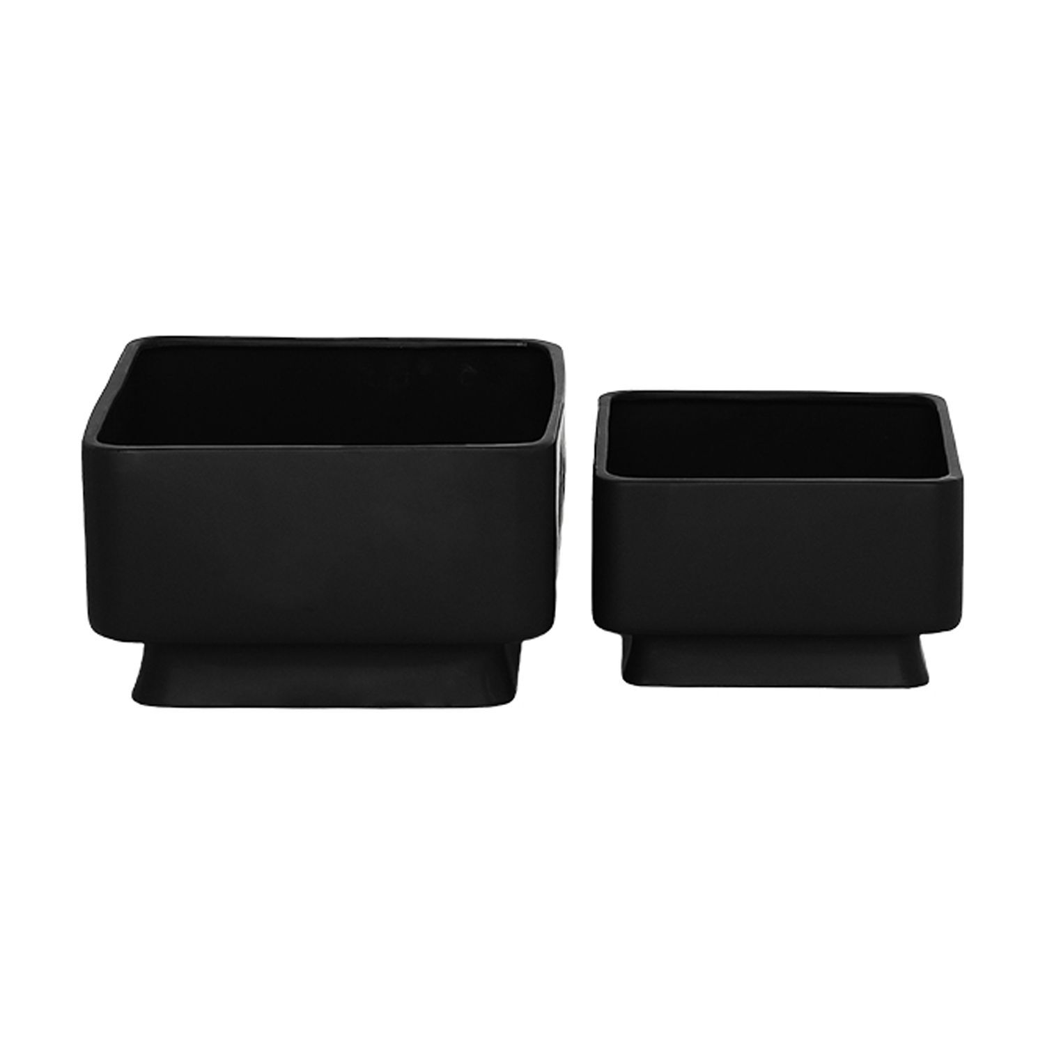 Homestock Classic Charm Ceramic Square Pot - Walmart.com