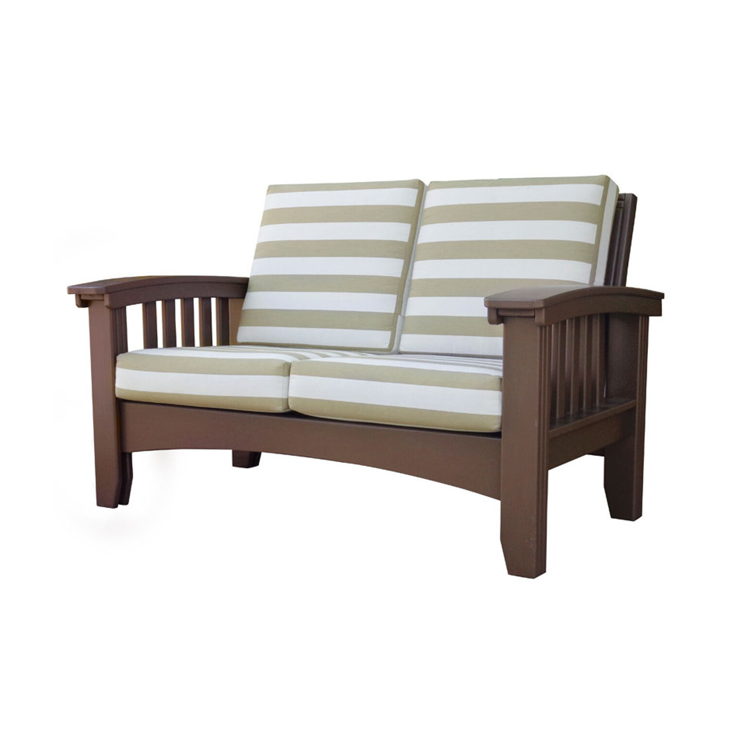 Mission Lounge Chair - Classic Charm Accent Seating for Living Room ...