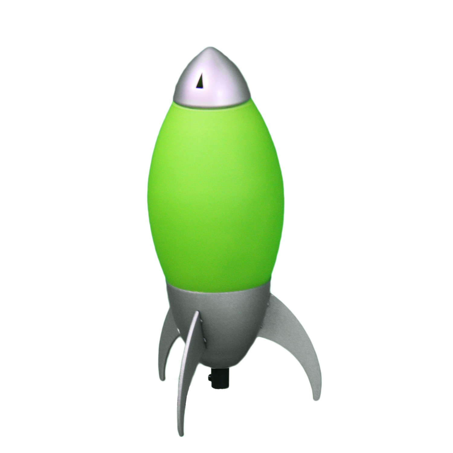 Rocket Table Lamp for Kids - Yellow Space Lamp - Bedroom Night Light ...