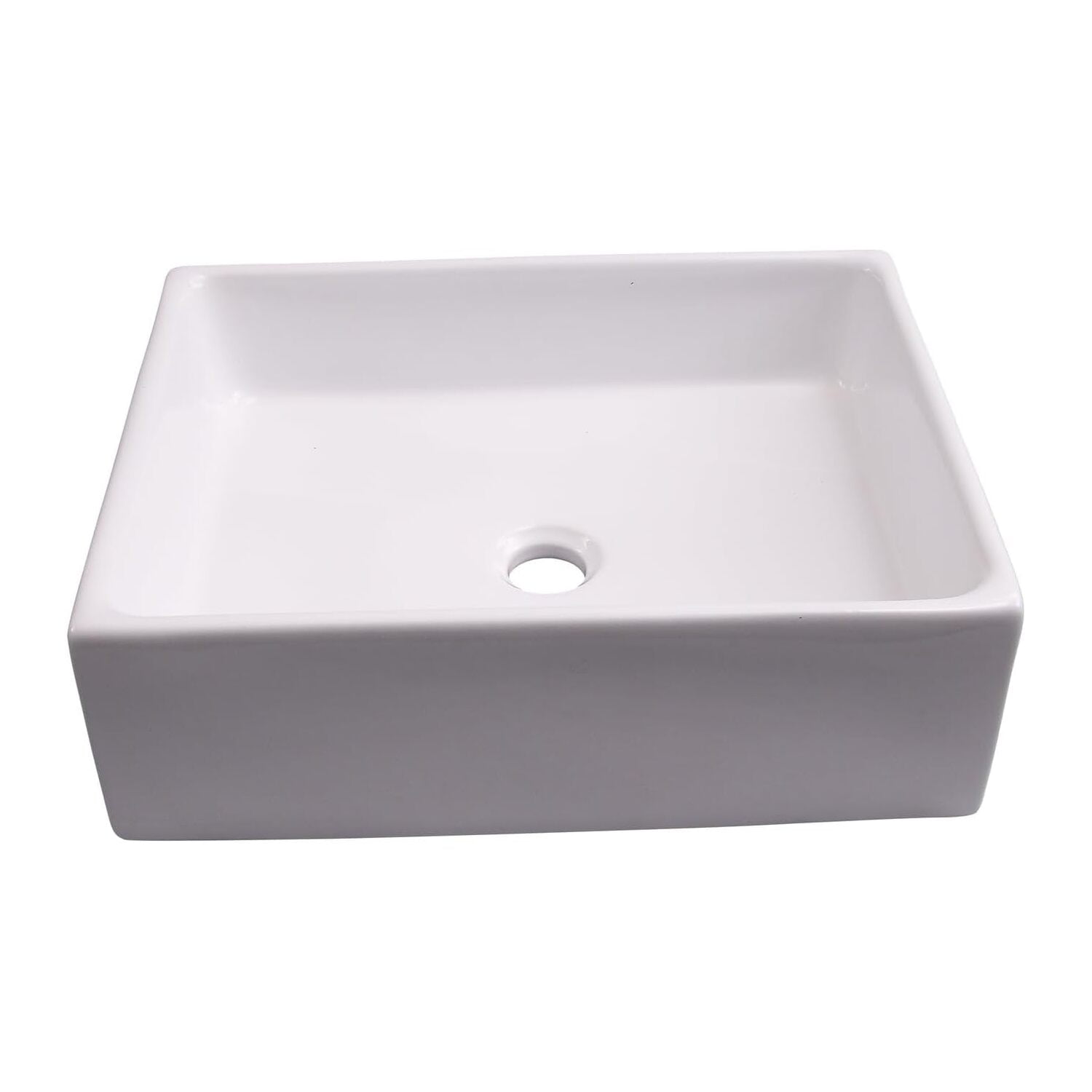 Homestock Coastal Cool Above Counter Basin With Interior 17-1/4 X 13-1/ ...