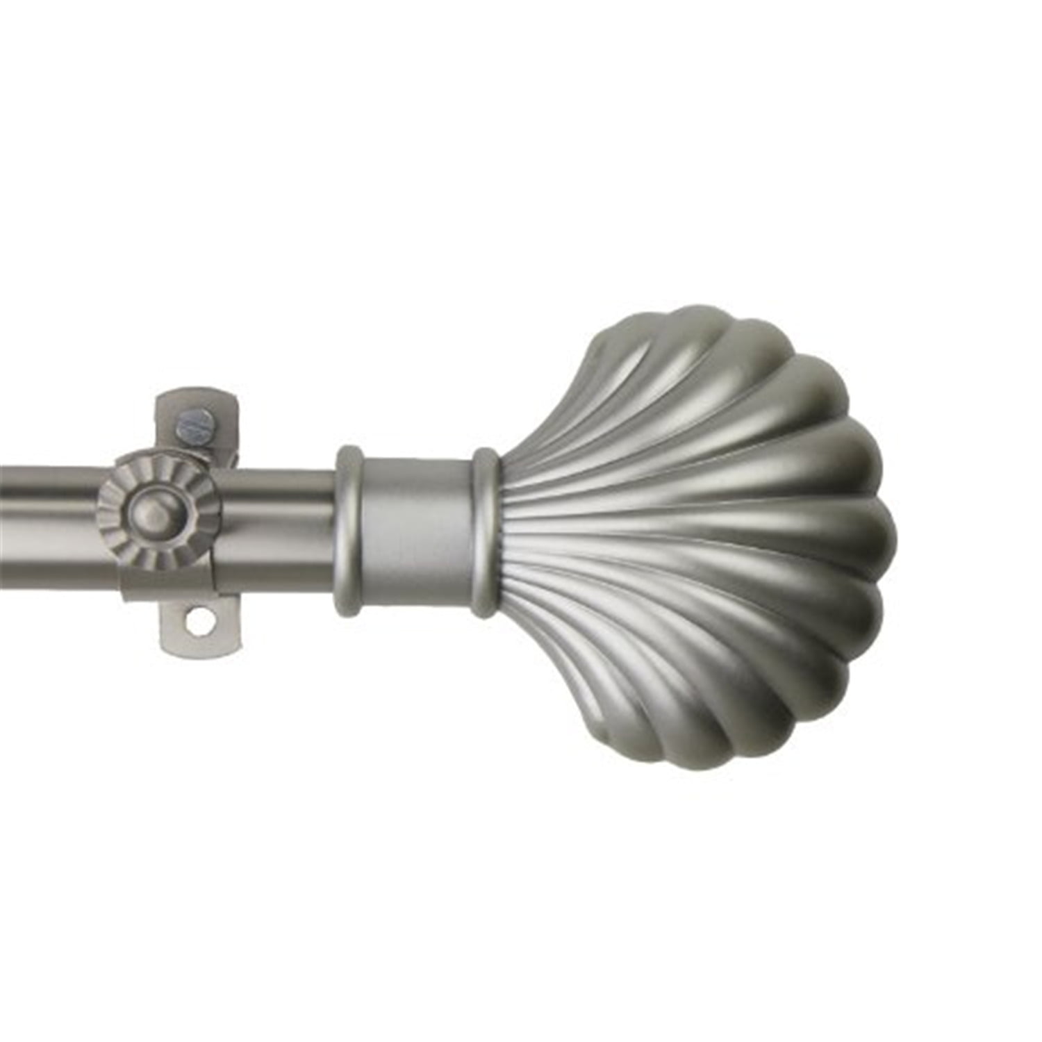 Tension Rod for Curtains, Adjustable Window Curtain Rod, Satin Nickel ...