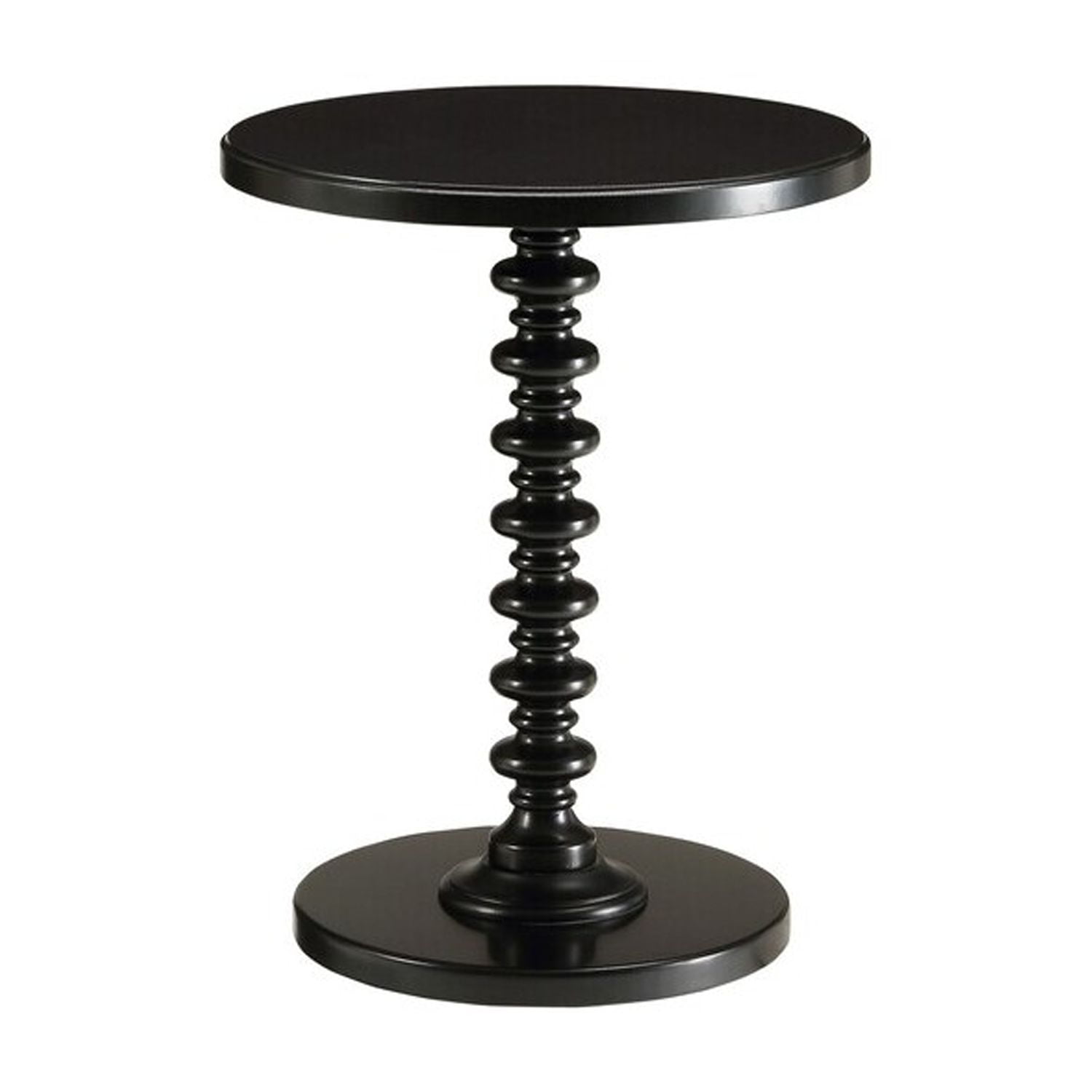 Homestock Contemporary Cool Side Table For Living Room With Round Top ...