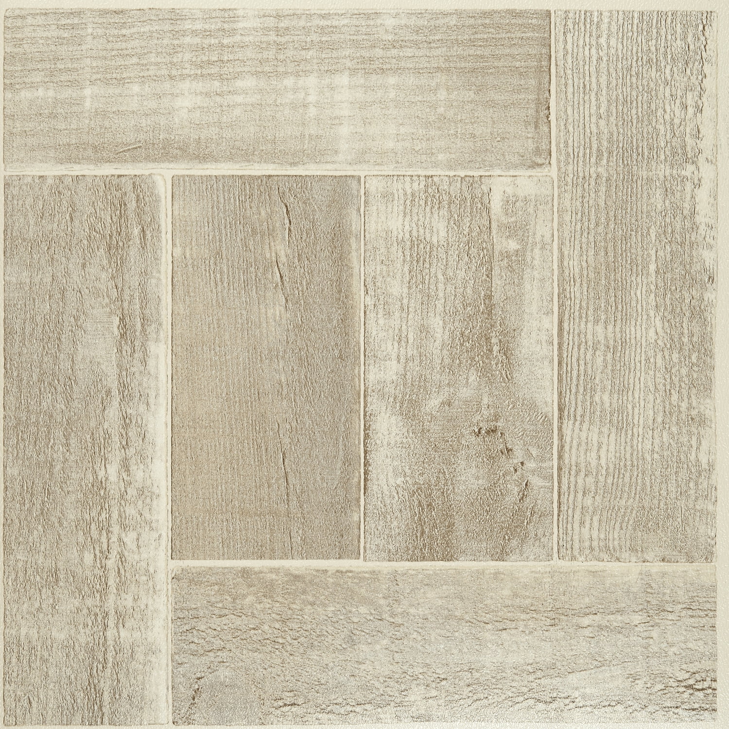 Homestock Country Cottage Saddlewood Self Adhesive Vinyl Floor Tile, 12 ...