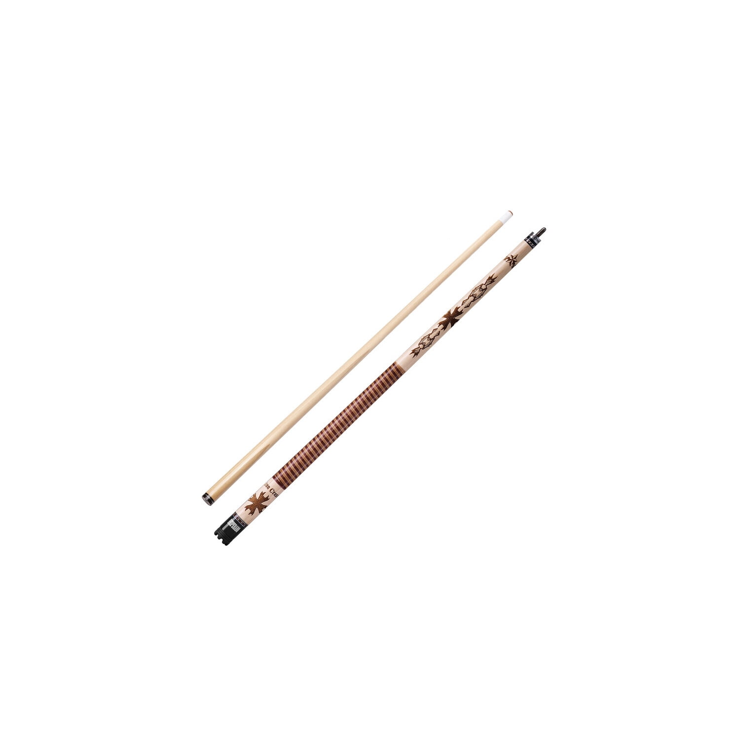 Homestock Earthy Elements Iron Cross Billiard/Pool Cue Stick 21 Ounce ...