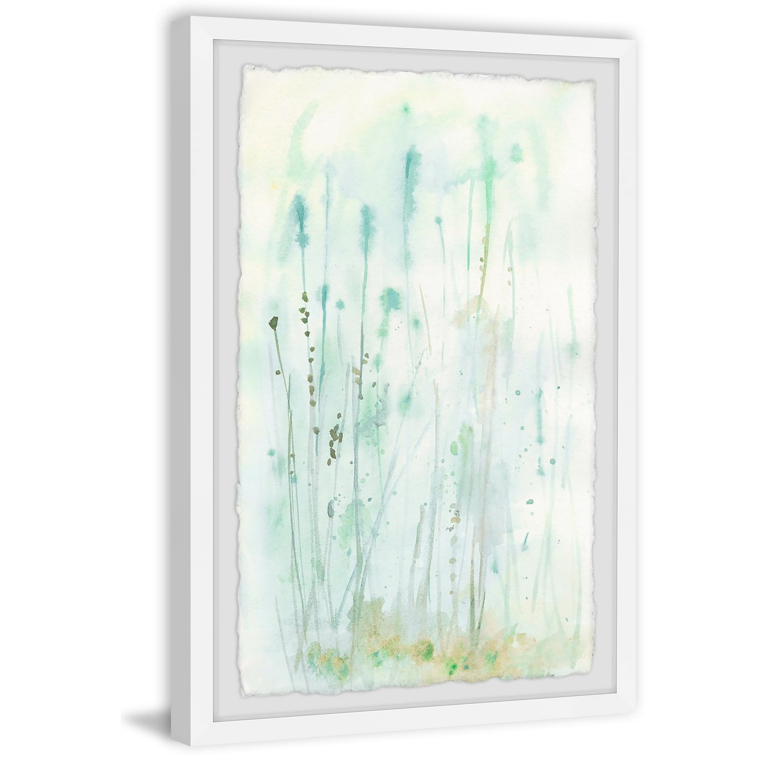 Contemporary Framed Painting Print - Abstract Wall Art Decor 30x20 ...