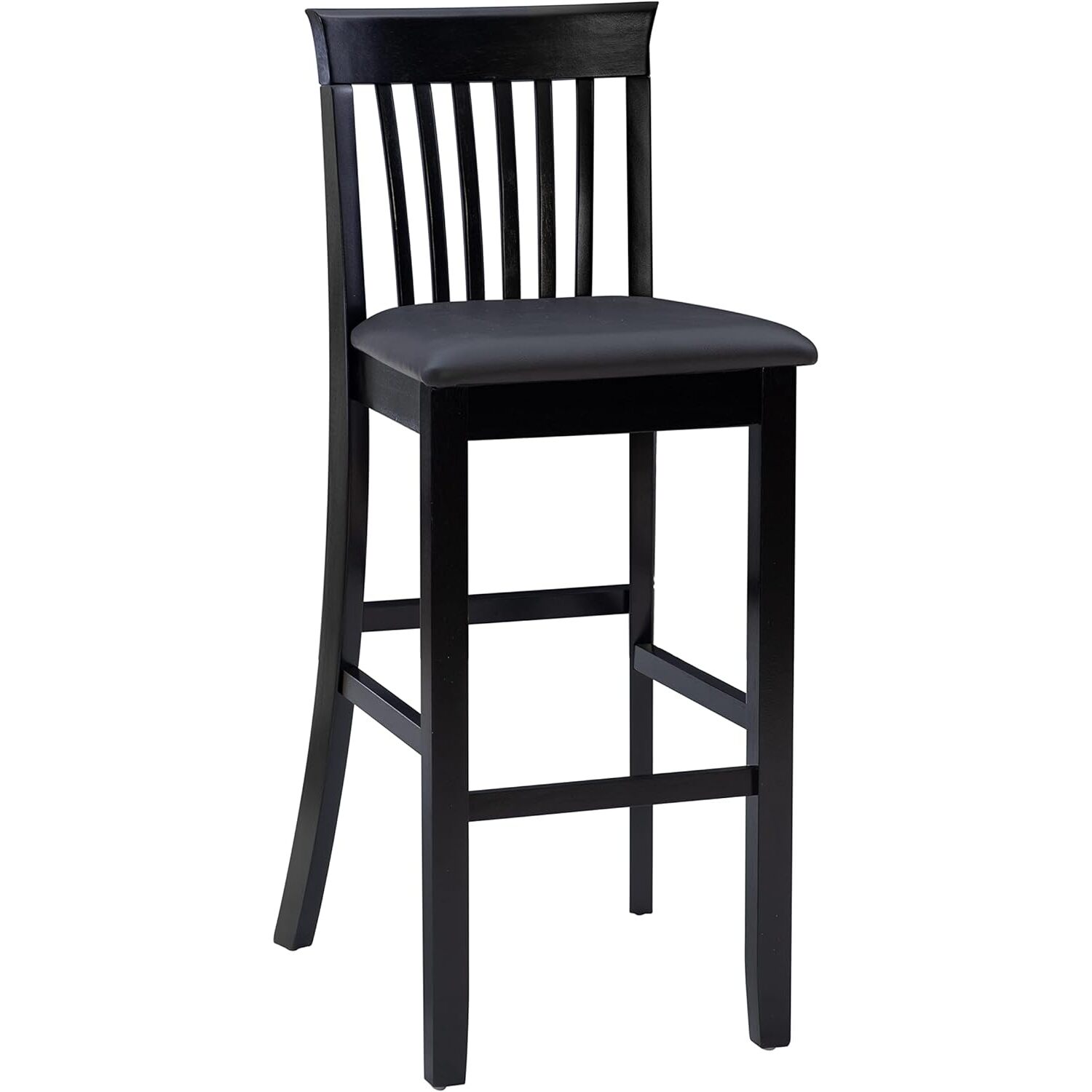 Homestock Farmhouse Fresh Craftsman Bar Stool with 300 Lbs Weight Limit ...