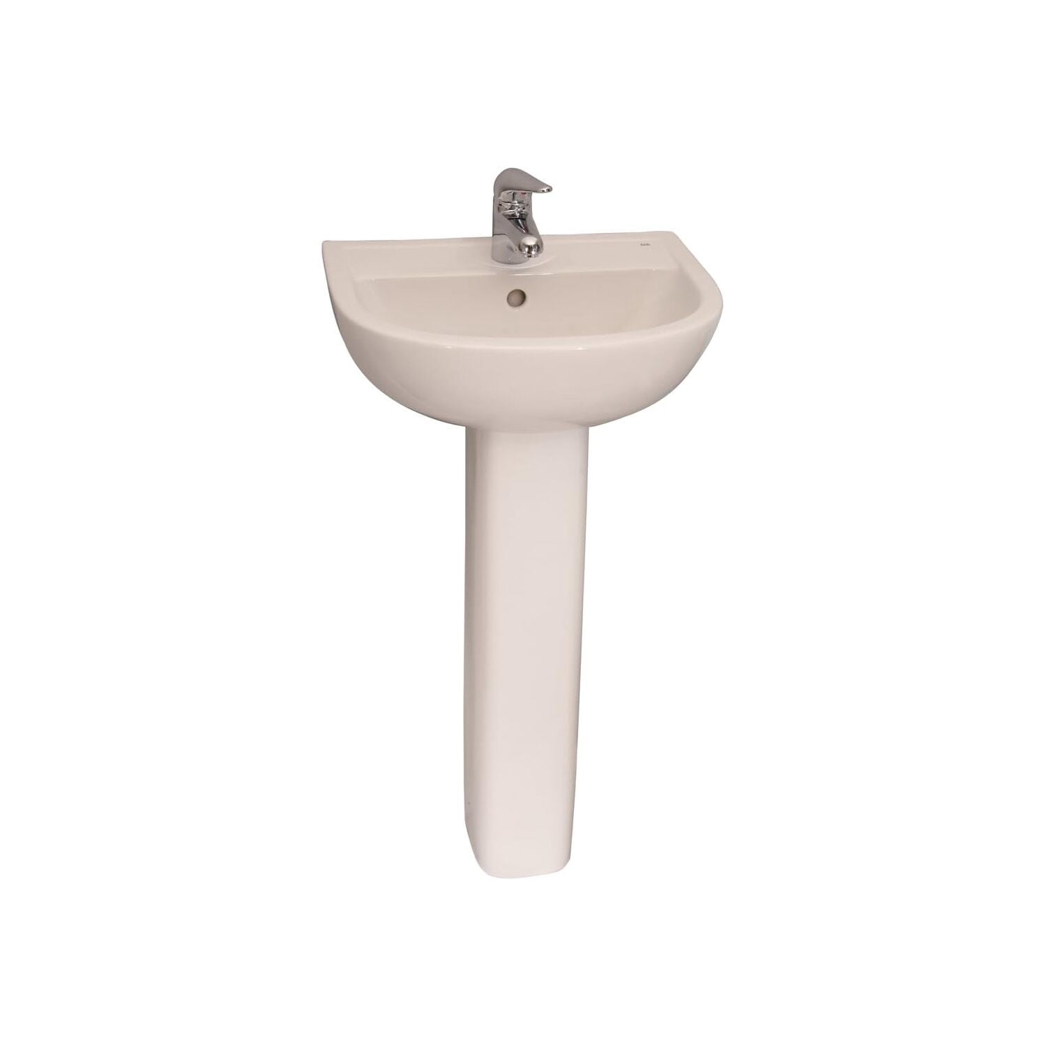 Homestock Island Oasis 18 Inch Vitreous China Pedestal Lavatory With ...