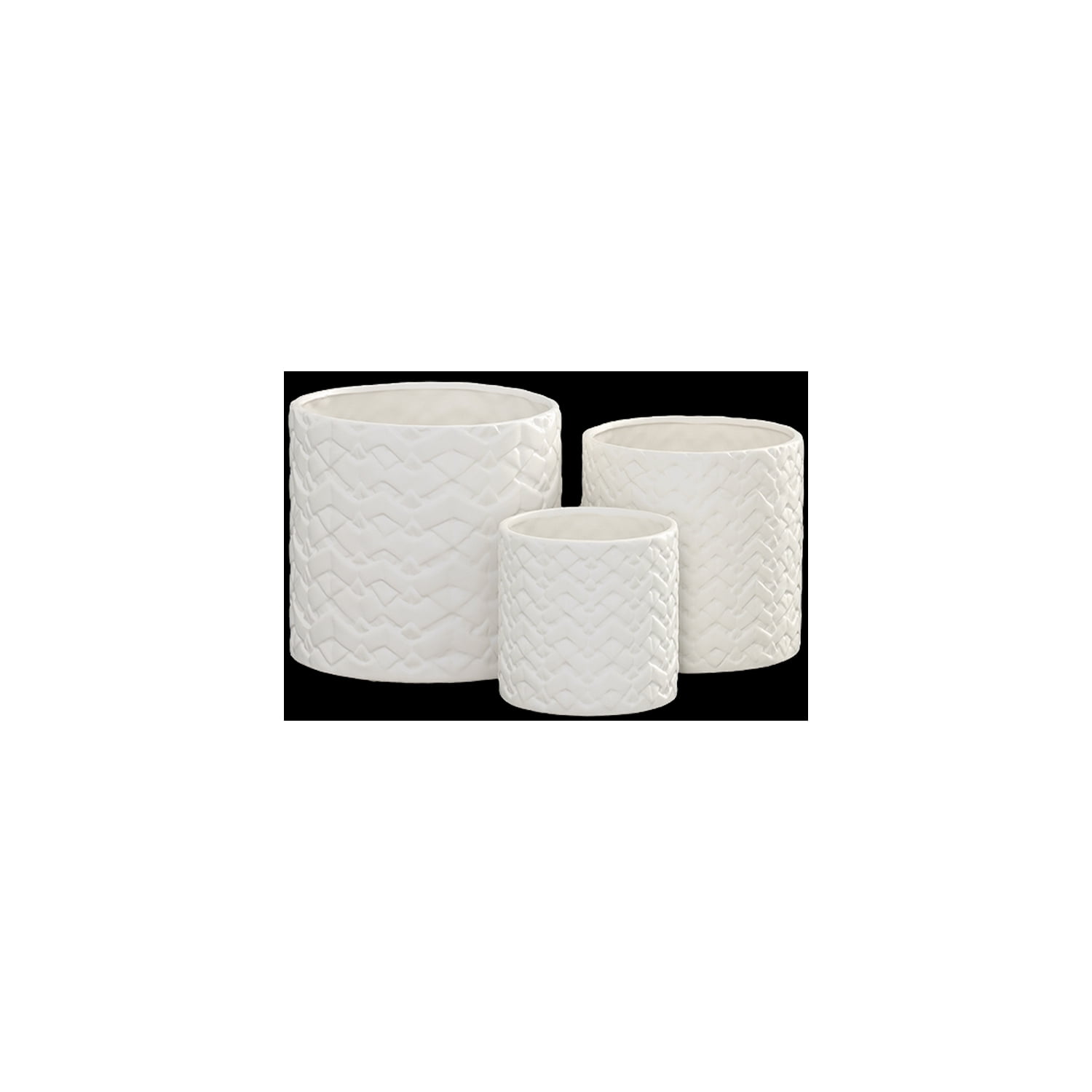 Homestock Lakefront Luxury Ceramic Round Pot - Walmart.com