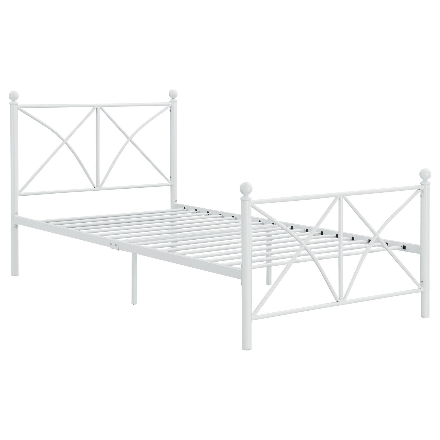 Homestock Lakefront Luxury Metal Open Frame Bed - Full Size 58.25" x 78 ...