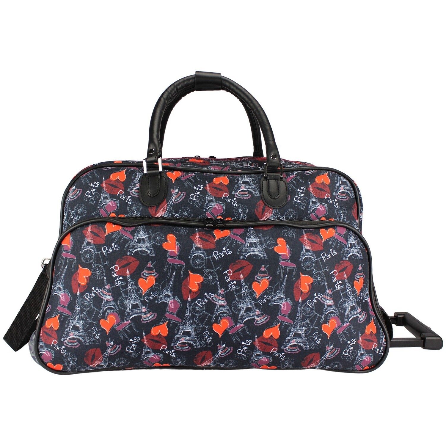 Homestock Lakeside Living Paris 21-Inch Carry-On Rolling Duffel Bag ...