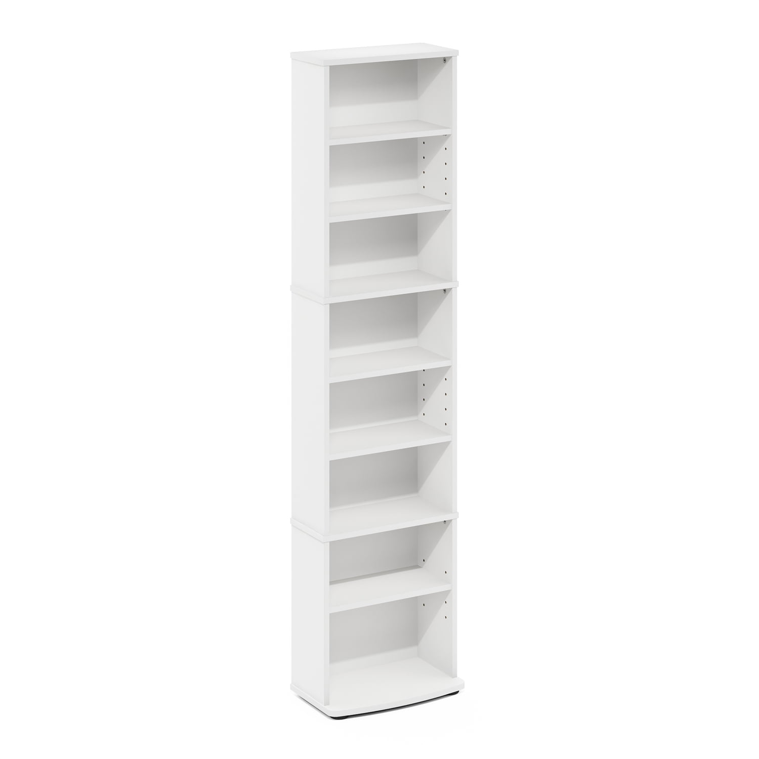 HOMESTOCK Adjustable Shelves Multimedia Storage Tower, 8 Tier - Walmart.com