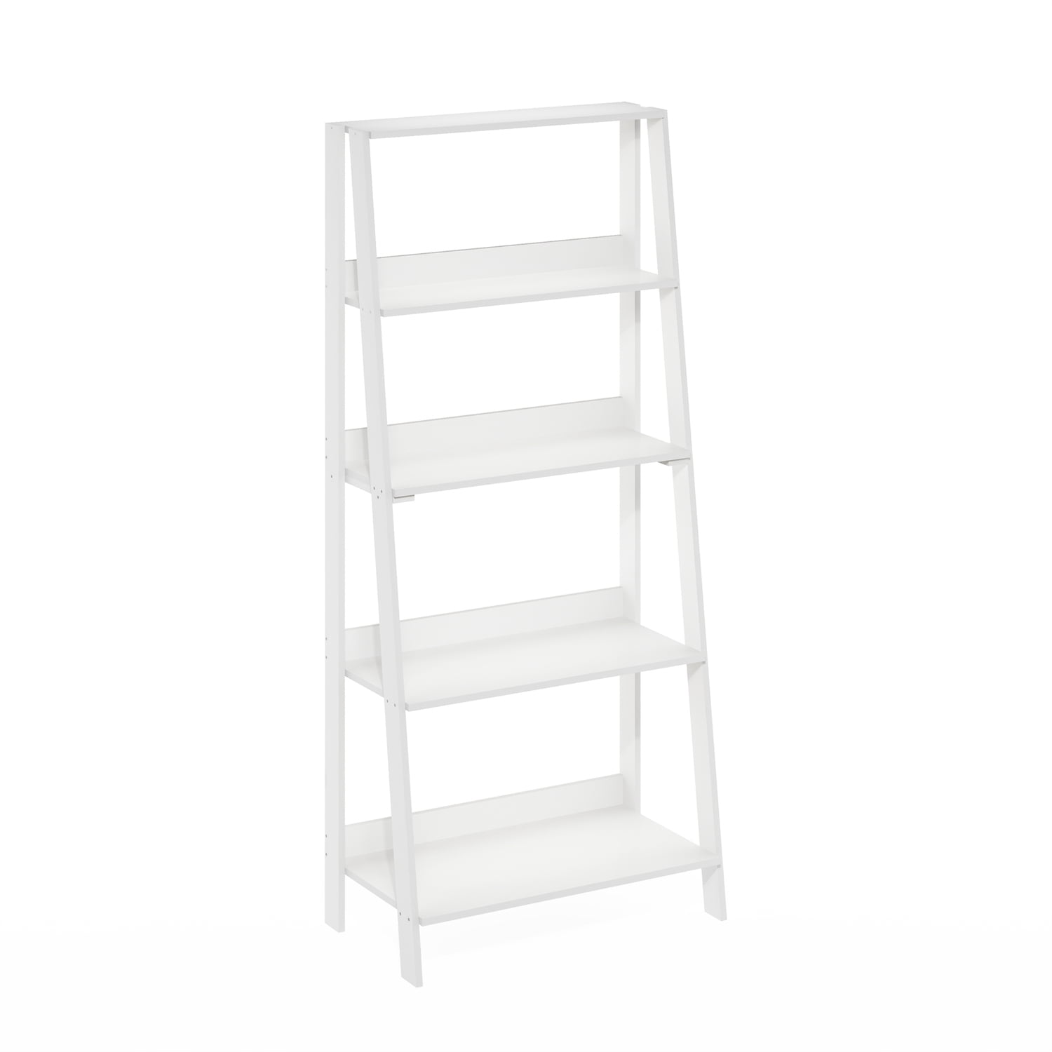 Homestock Mid-Century Marvel Bookcase Display Shelf, 5-Tier, White ...