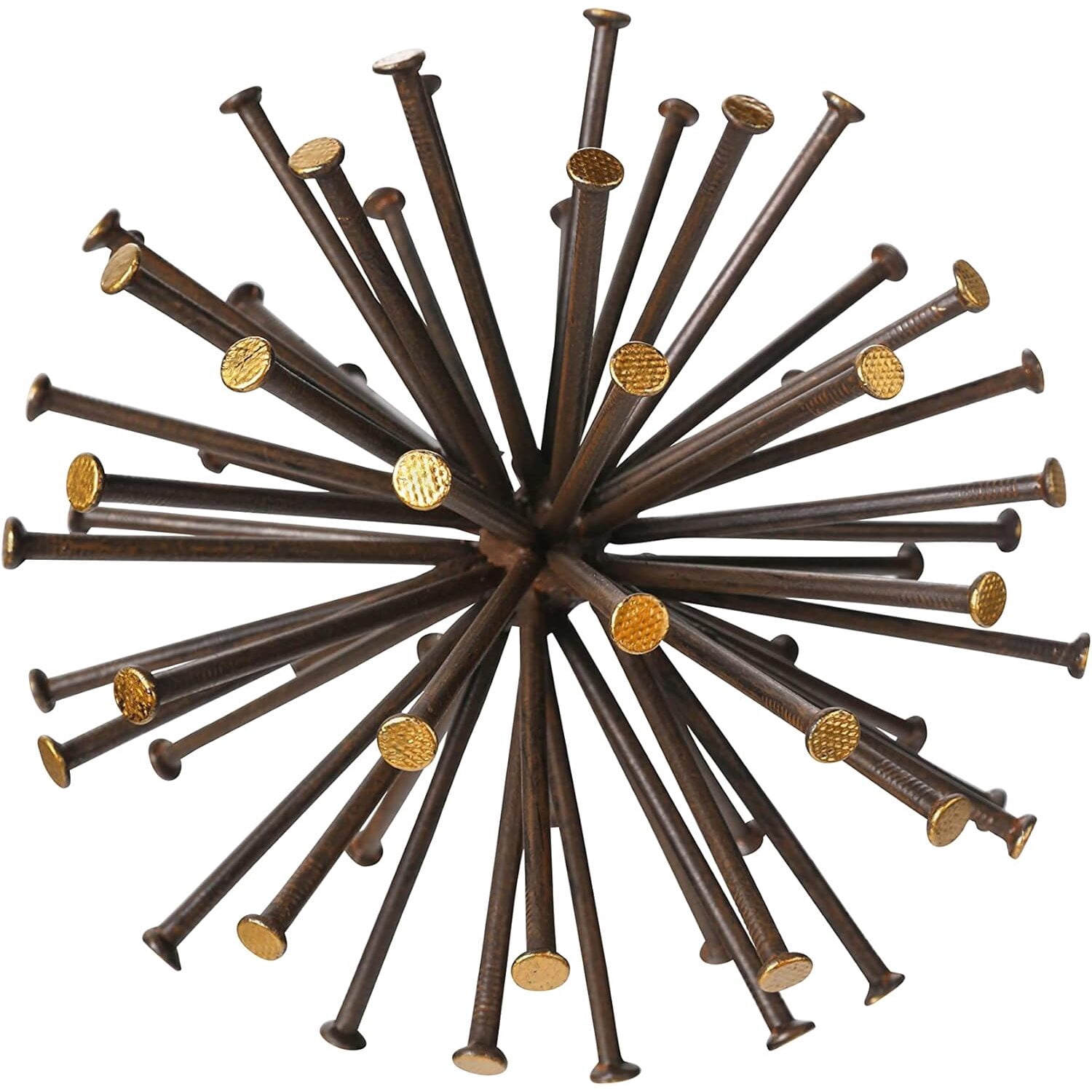 Homestock Mid-Century Marvel Metal Sea Urchin Ornamental Sculpture ...