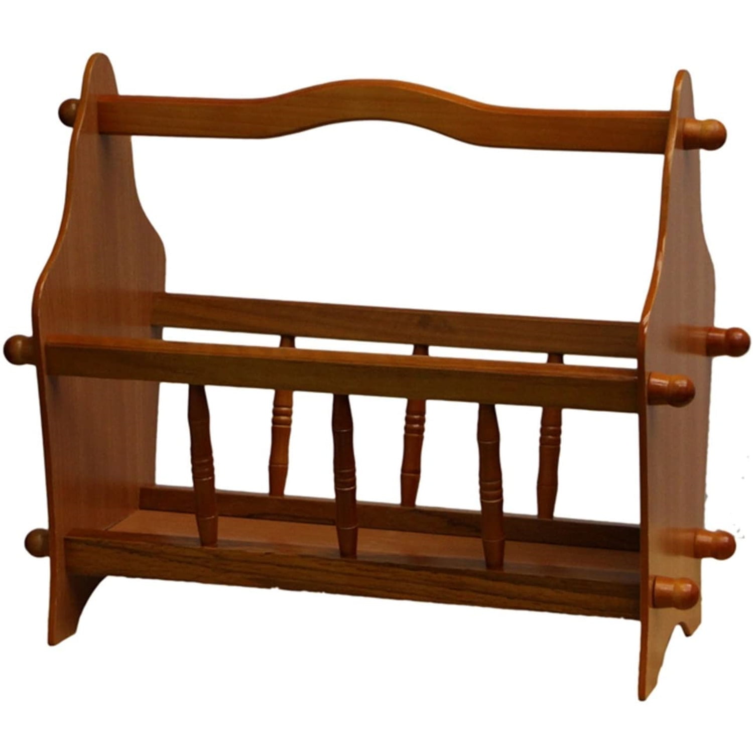 Homestock Mid-Century Marvel Traditional Magazine Rack - Walmart.com