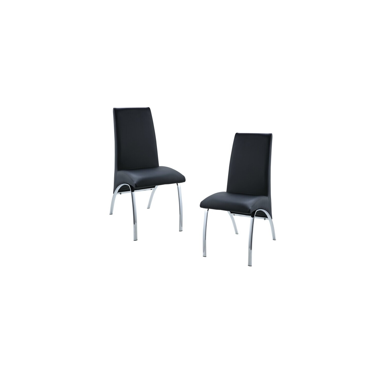 Homestock Modern Minimalism Side Chair Made With Metal Frame ...
