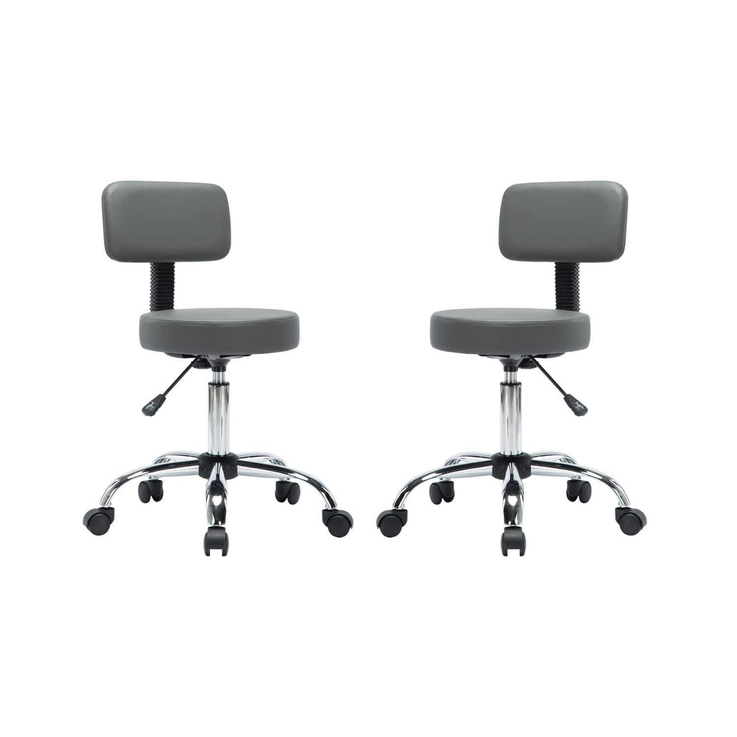 Homestock Modern Motifs Drafting Stool, Set Of 2, Ergonomic Design ...