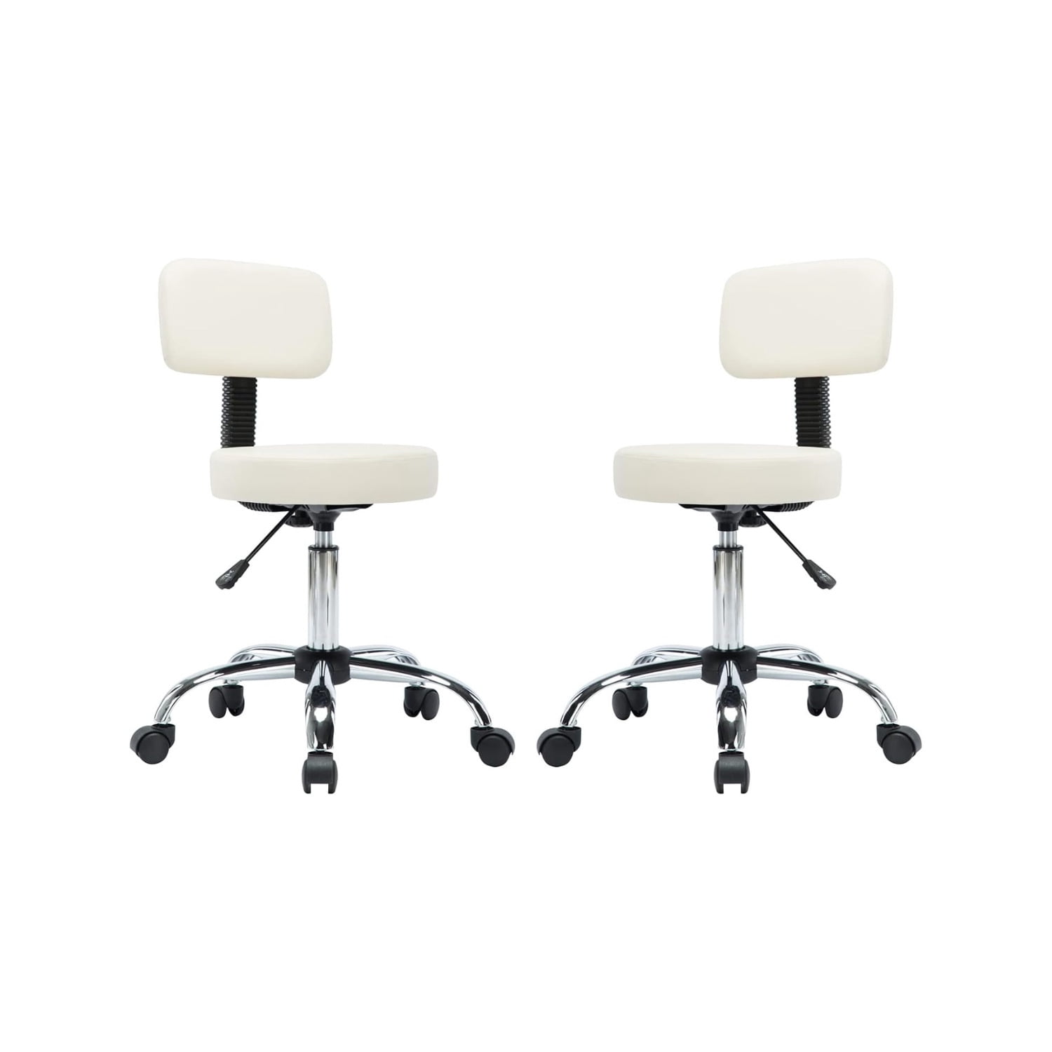 Homestock Modern Motifs Drafting Stool, Set Of 2, Ergonomic Design ...