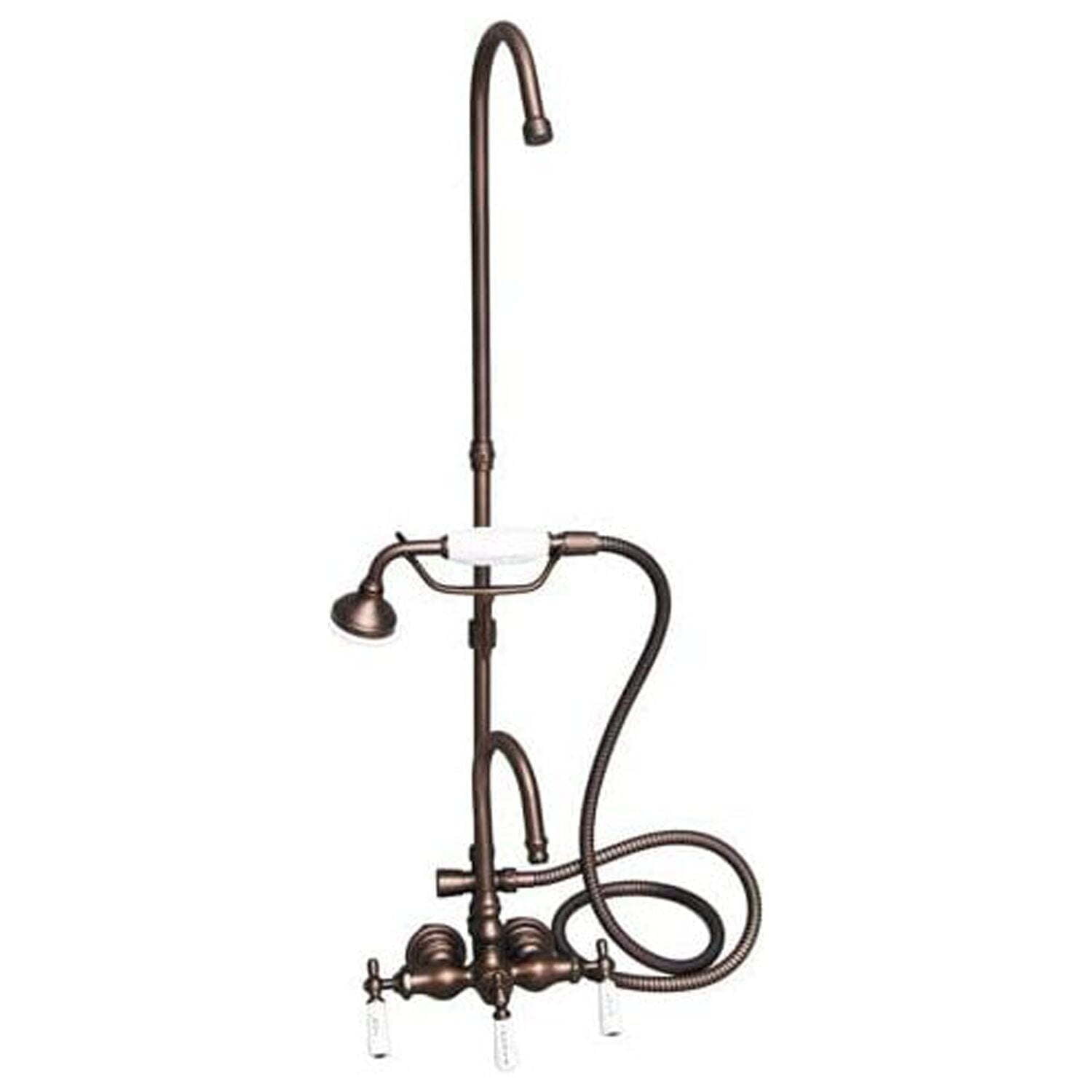 Homestock Modern Muse Wall Mounted Shower With Handheld Shower ...