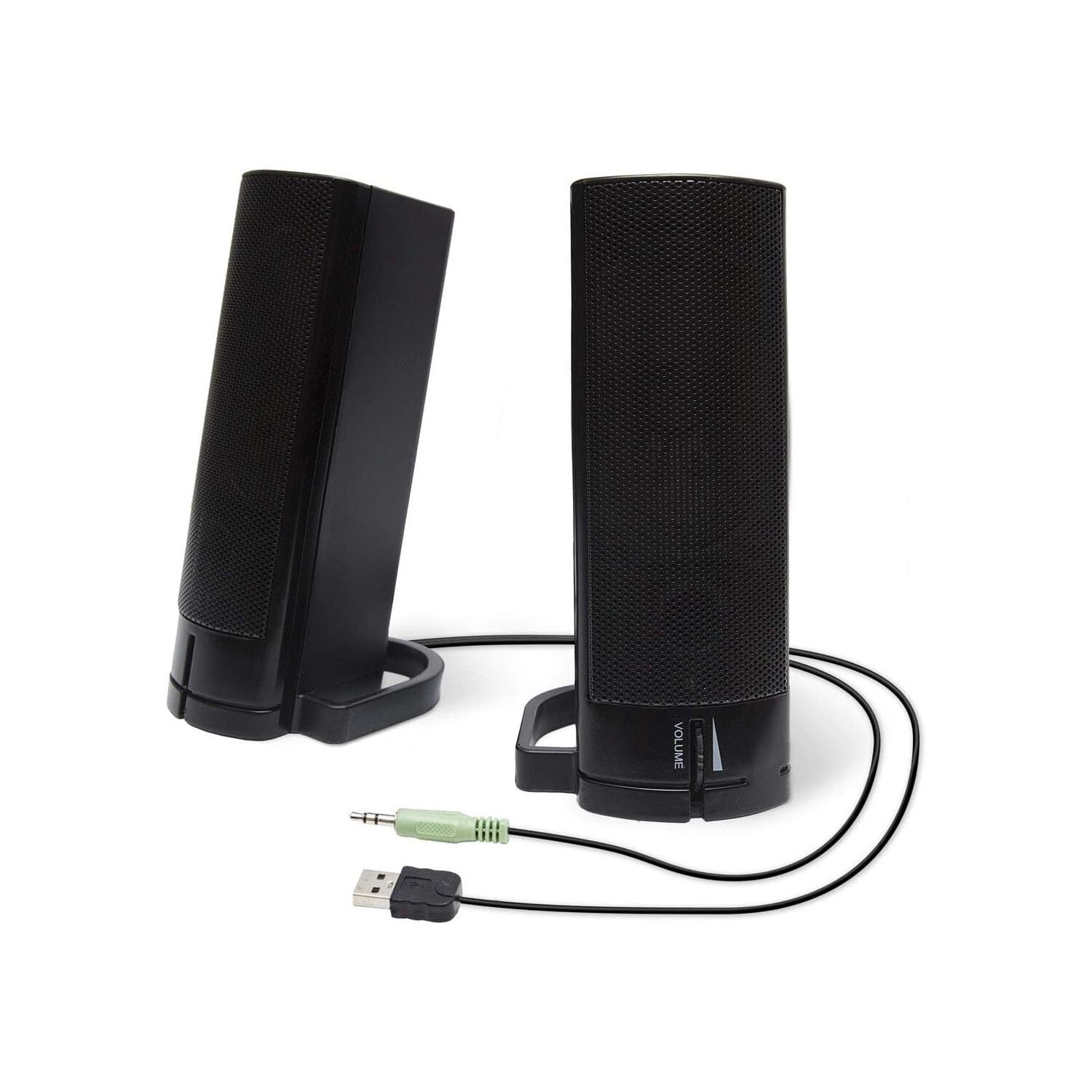 Desktop Monitor Speaker Sound Bar - Stereo Audio for PC & Computer ...