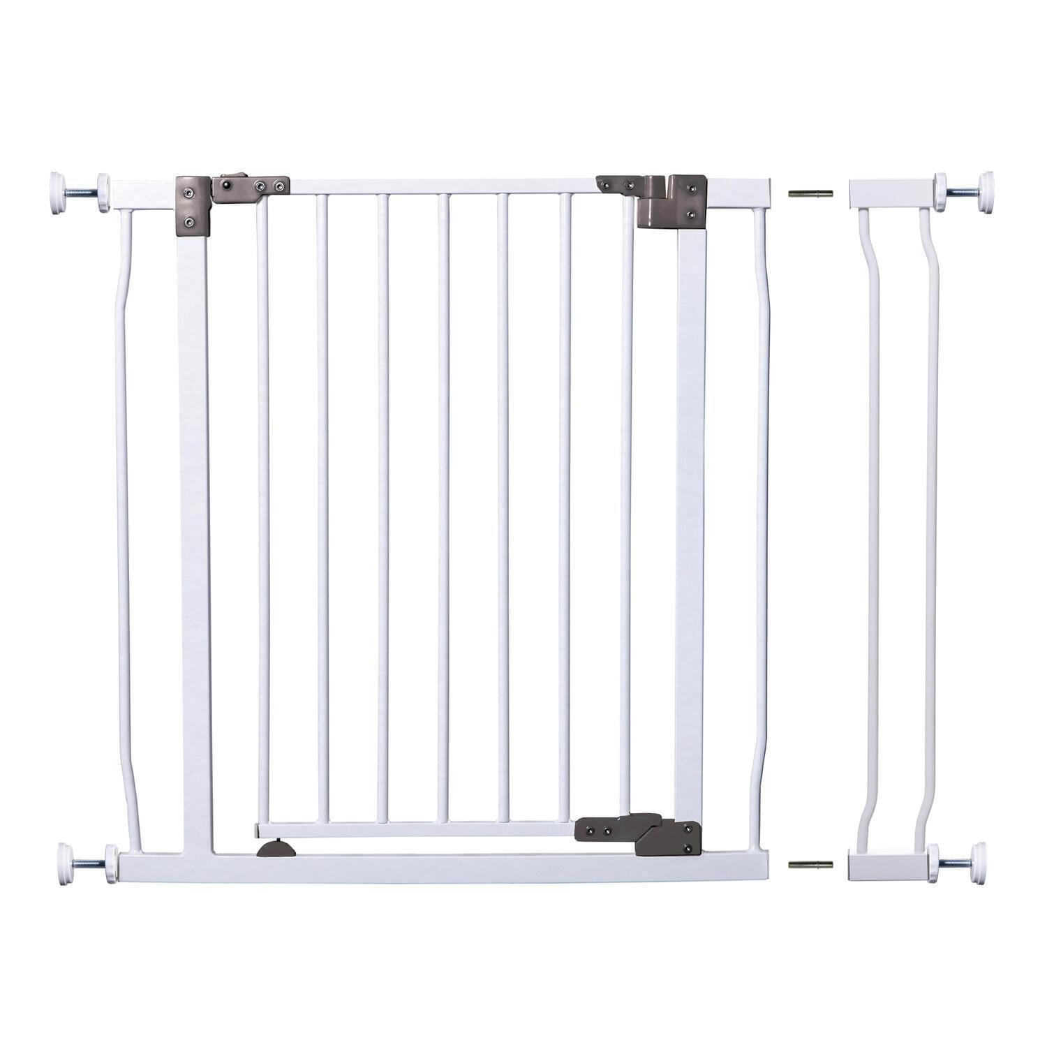 Stay Open Security Gate for Doorways - Auto Close & Pressure Mounted ...