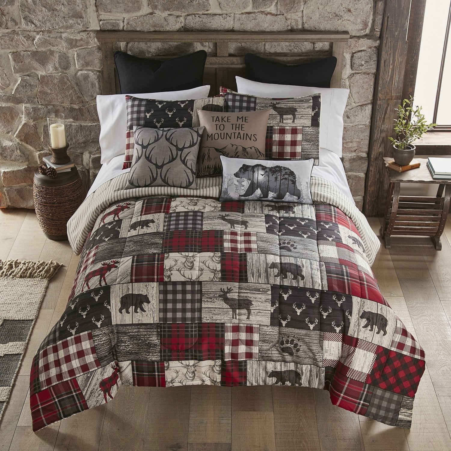 Homestock Nordic Haven King Comforter Set - Walmart.com