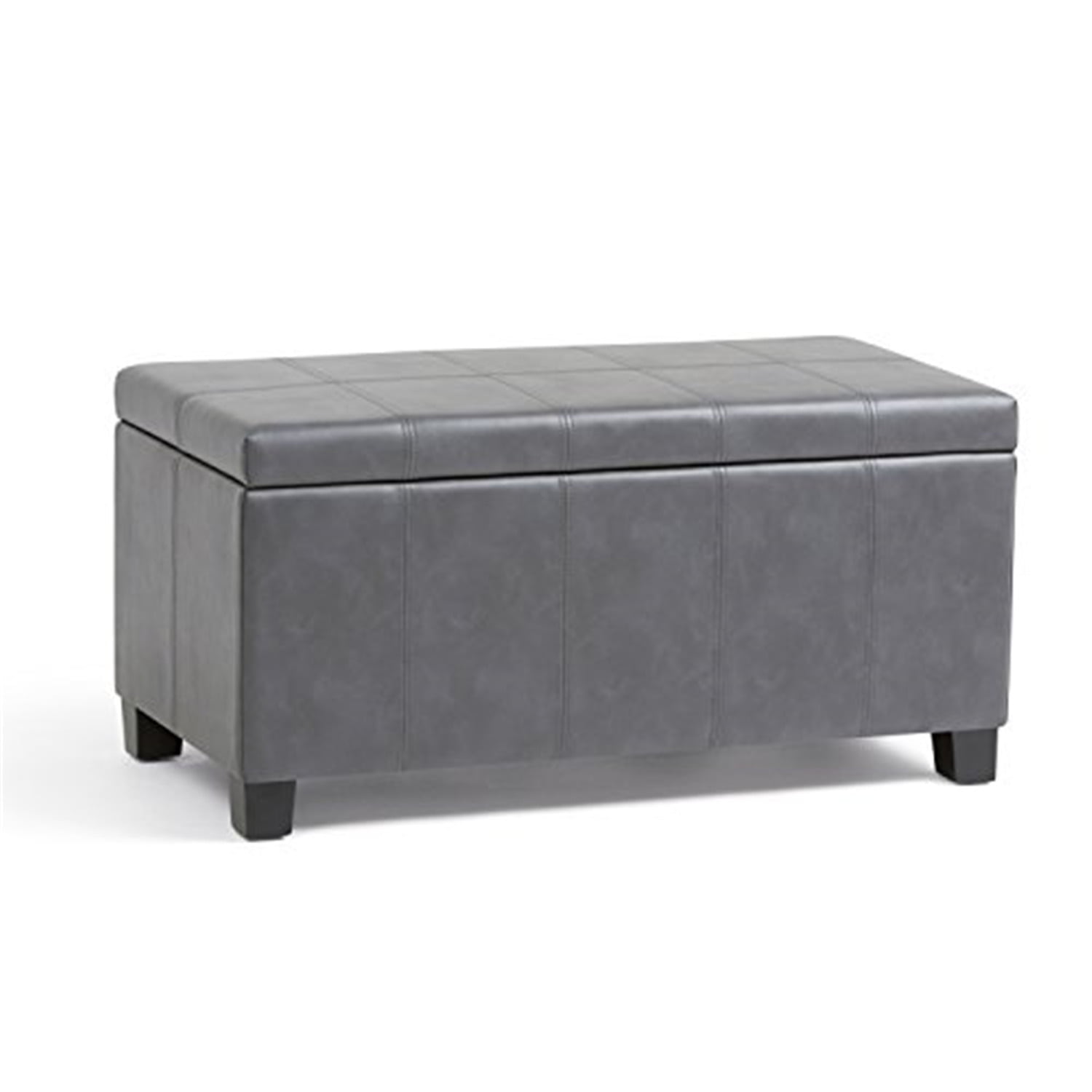 Homestock Renaissance Revival 36 Inch Wide Rectangle Storage Ottoman ...