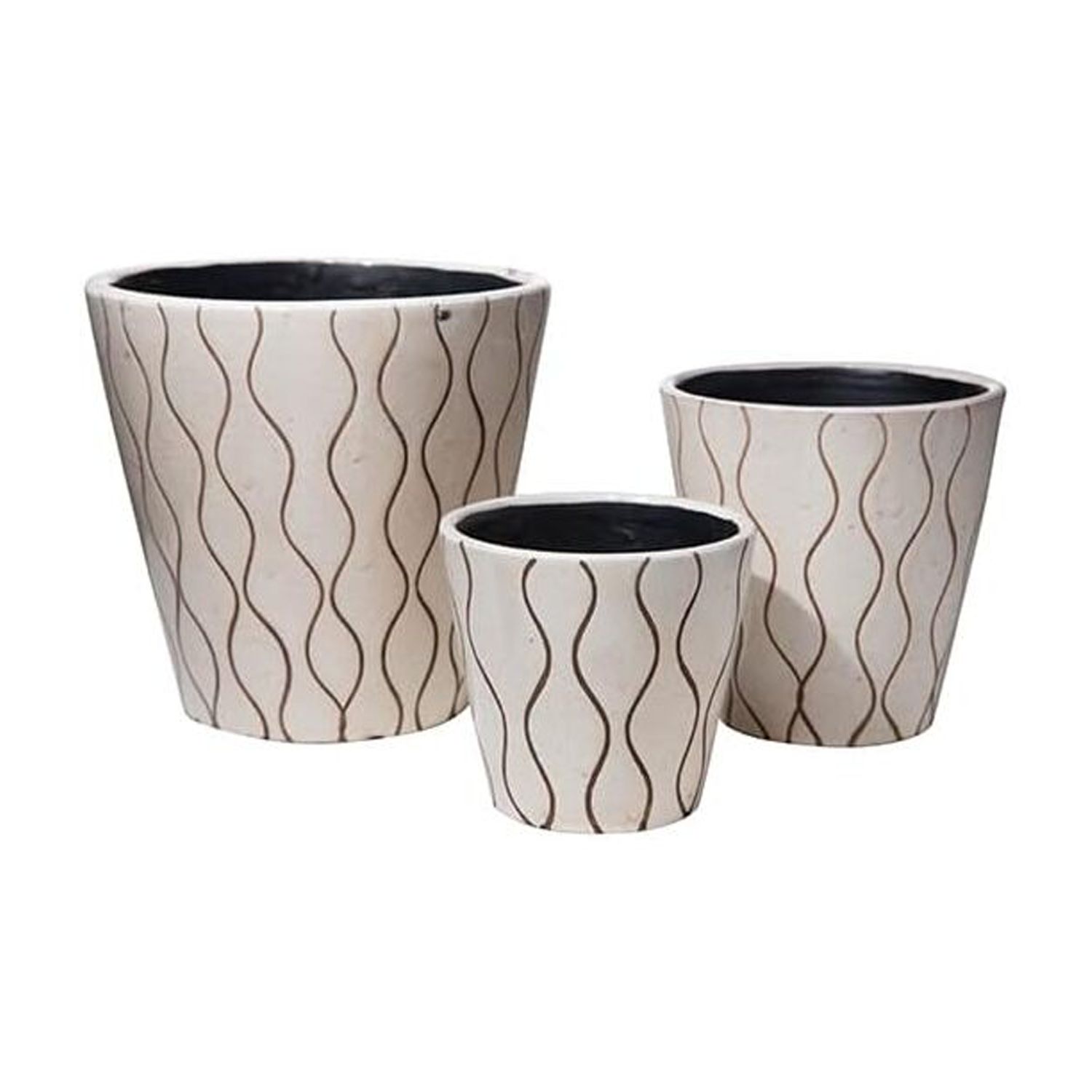 Homestock Retro Relaxation Ceramic Round Pot - Walmart.com