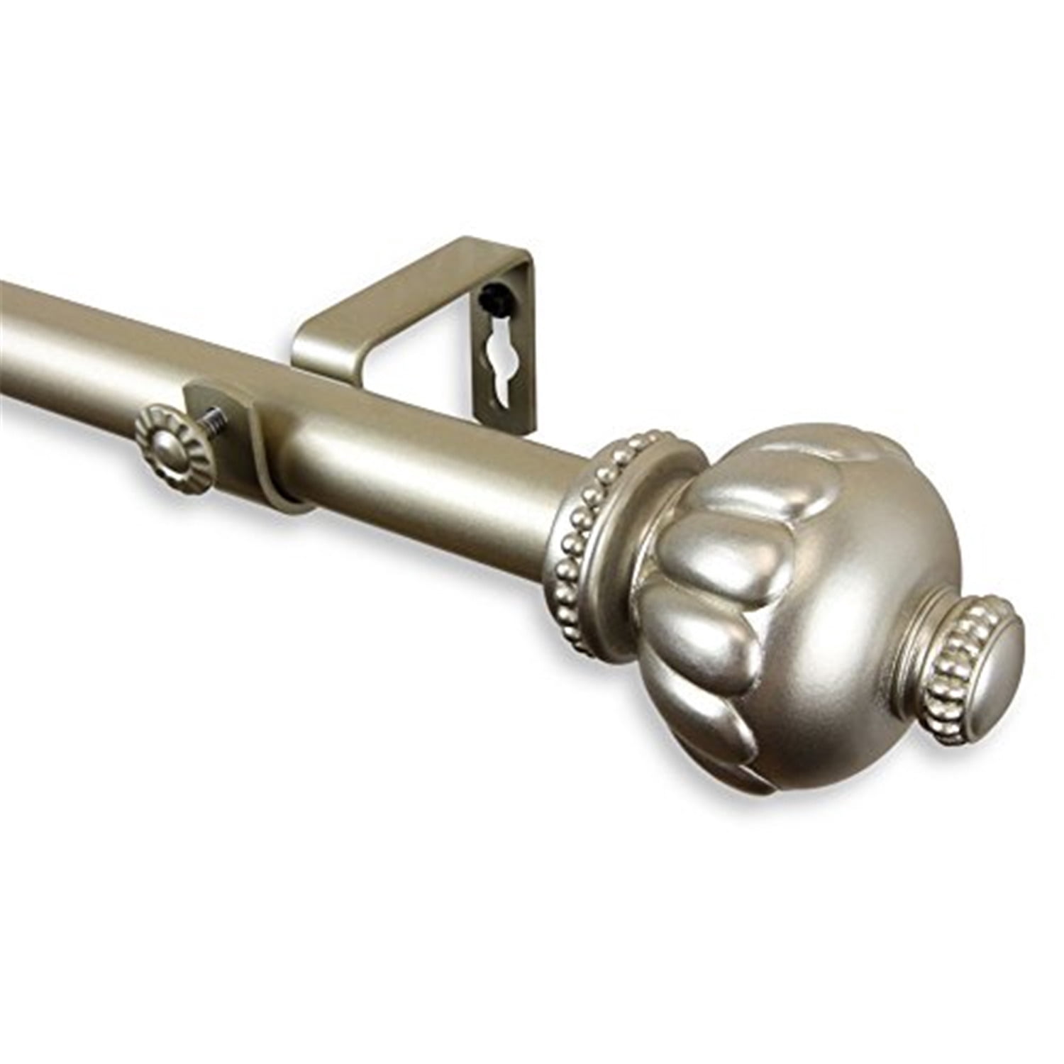 Homestock Rococo Radiance Home Decorative Window Curtain Rod, Tension ...