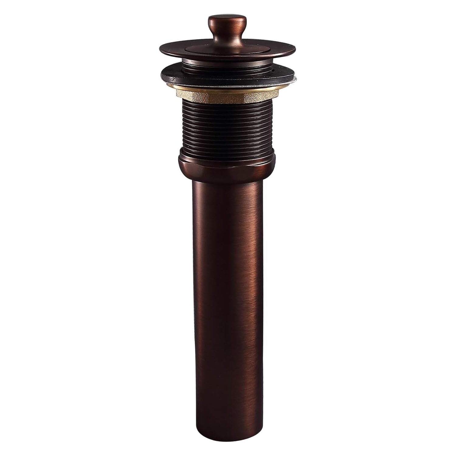 Bathroom Tub Drain Lift & Turn Closure - 6" Tailpiece - Stylish Design ...