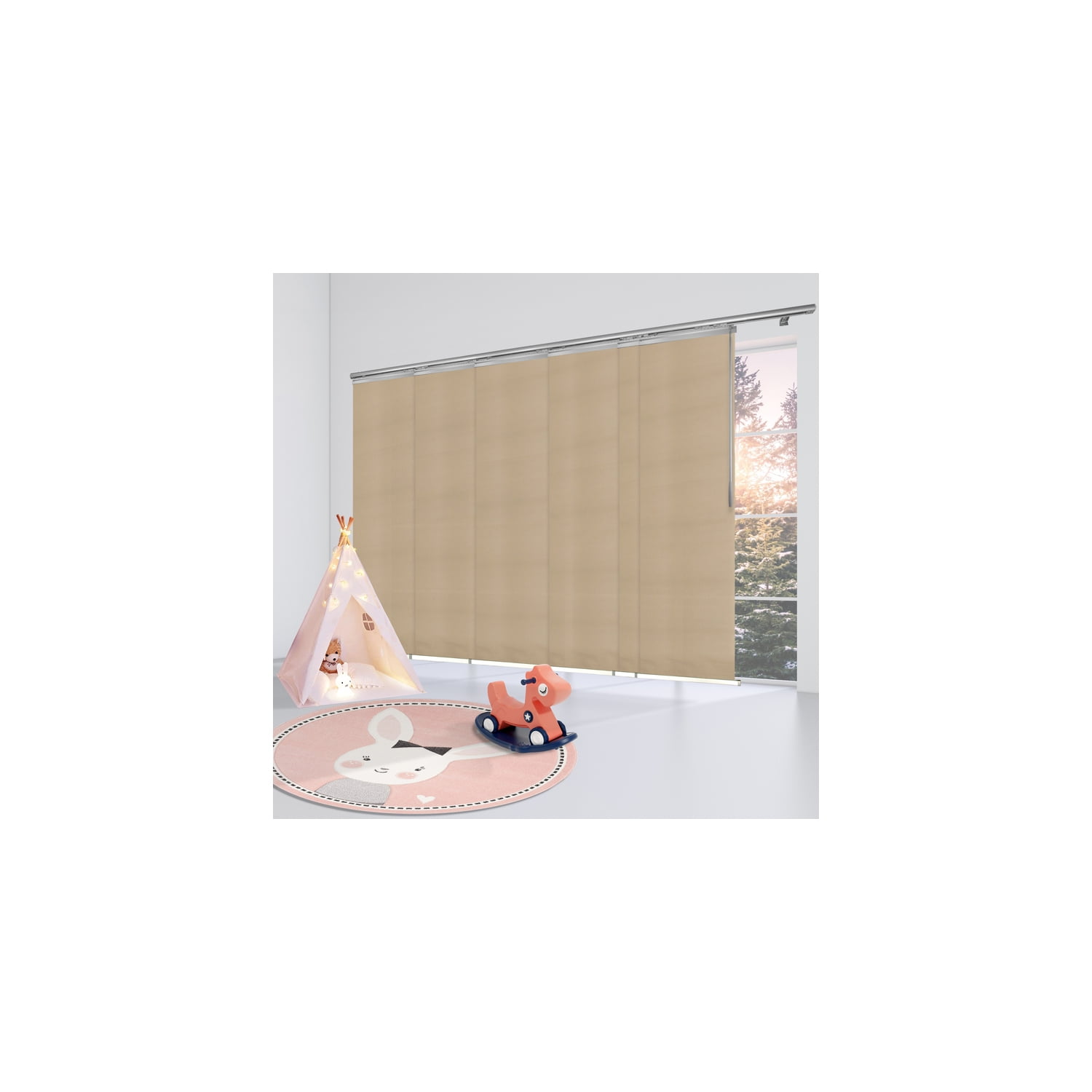 Modern Metal Wall PanelsAdjustable Track SystemDecorative Room ...