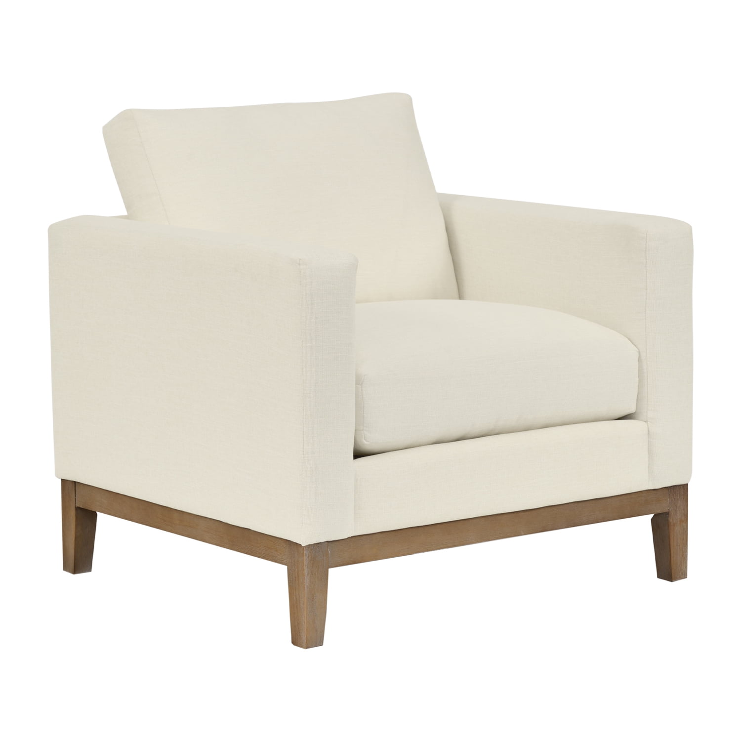 Upholstered Accent Chair - 35 Inch Living Room Armchair - Modern ...