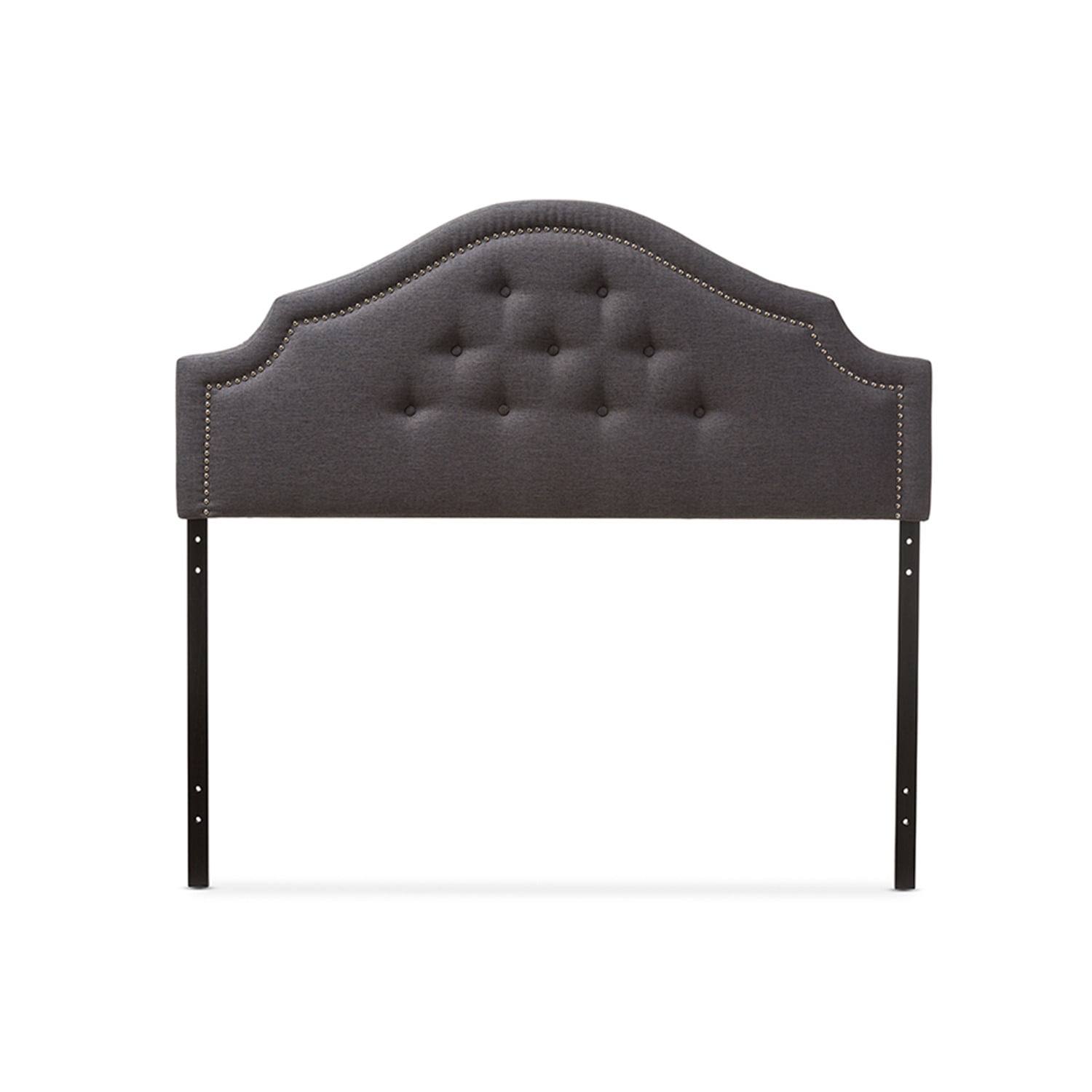Homestock Rustic Romance Modern Upholstered Headboard, Button Tufted ...