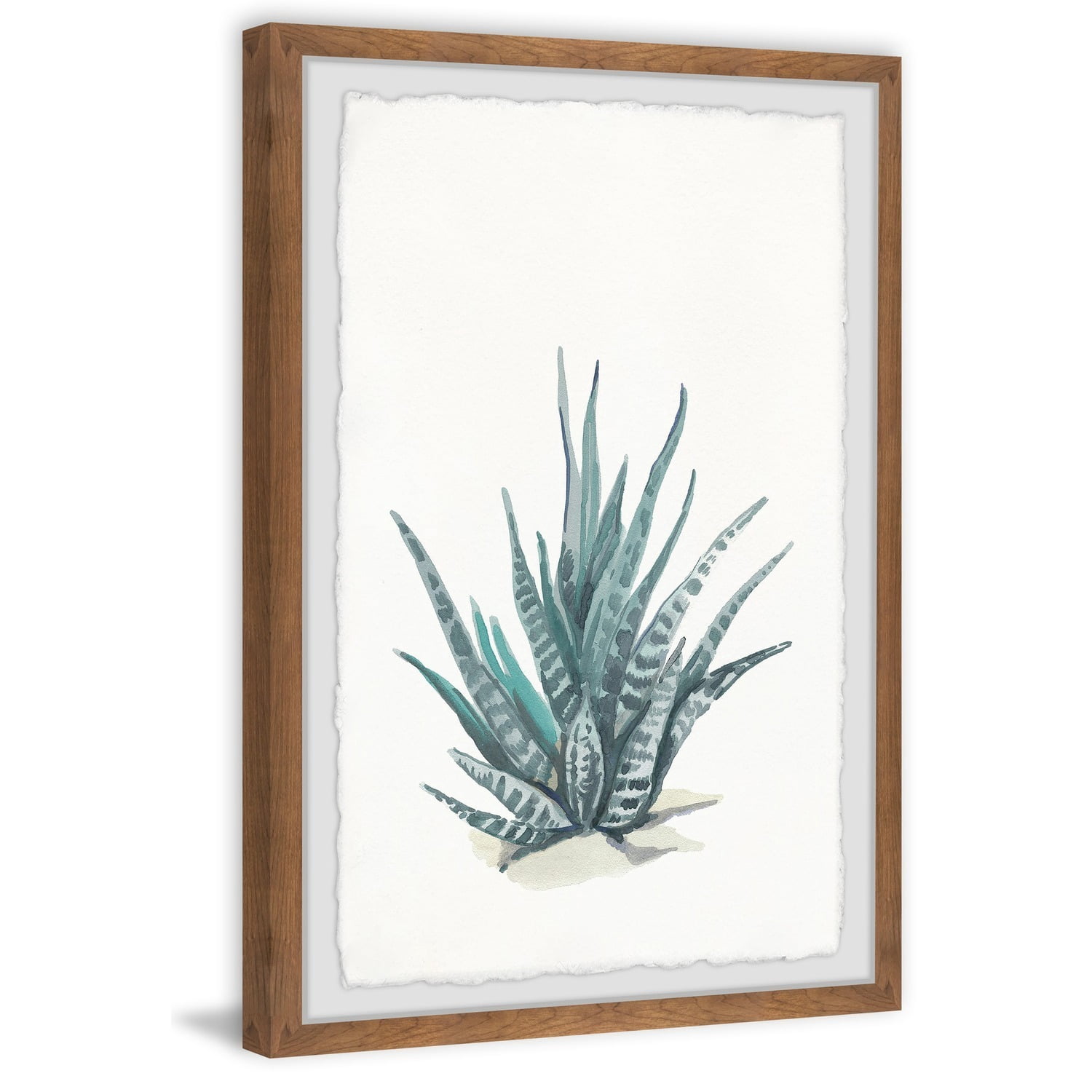 Rustic Romance Wall Art Print 24x16 - Framed Abstract Painting for Home ...